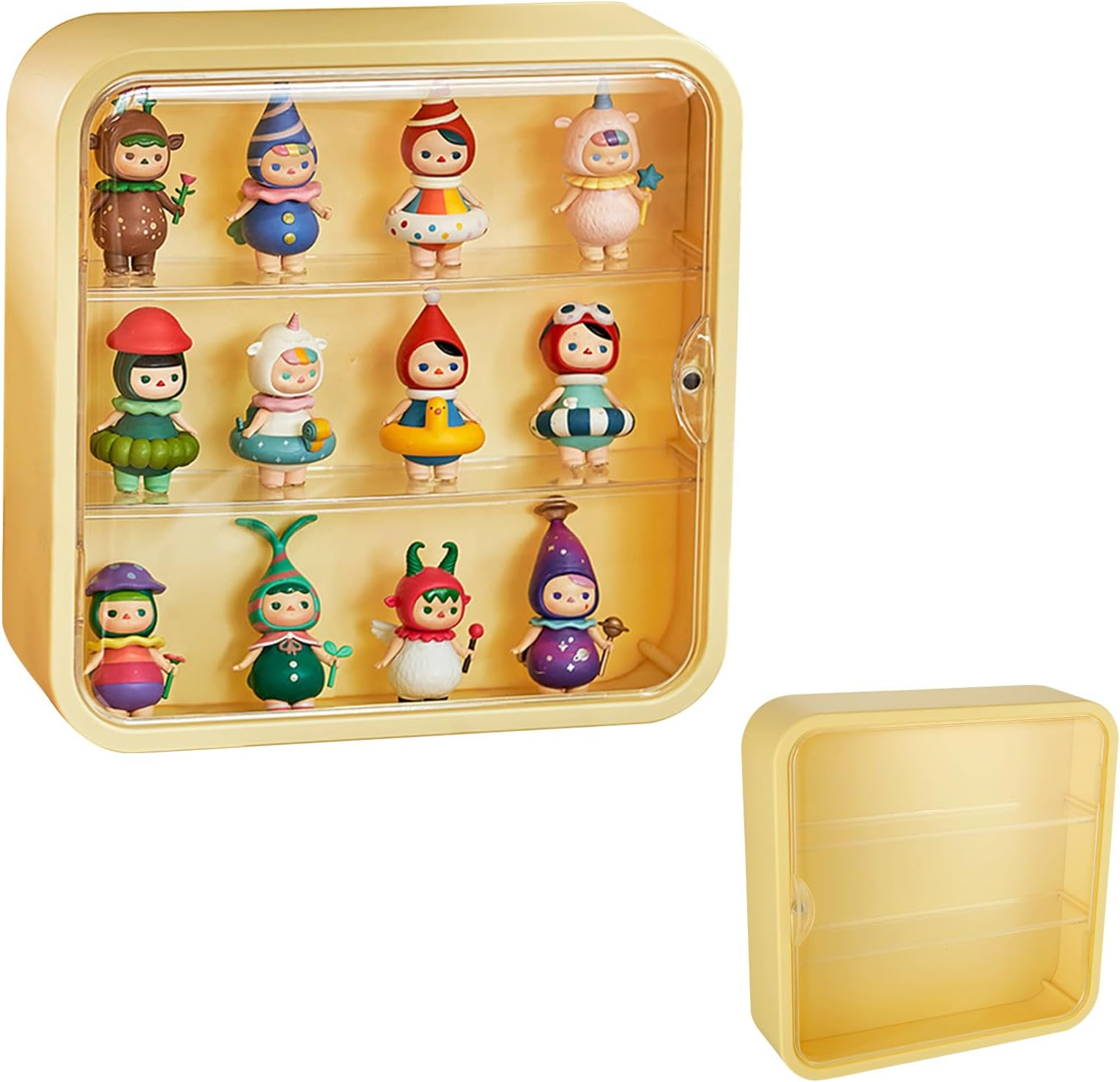 Amazon.com: AKOLAFE 3-Tier Clear Display Case for Collectibles with ...