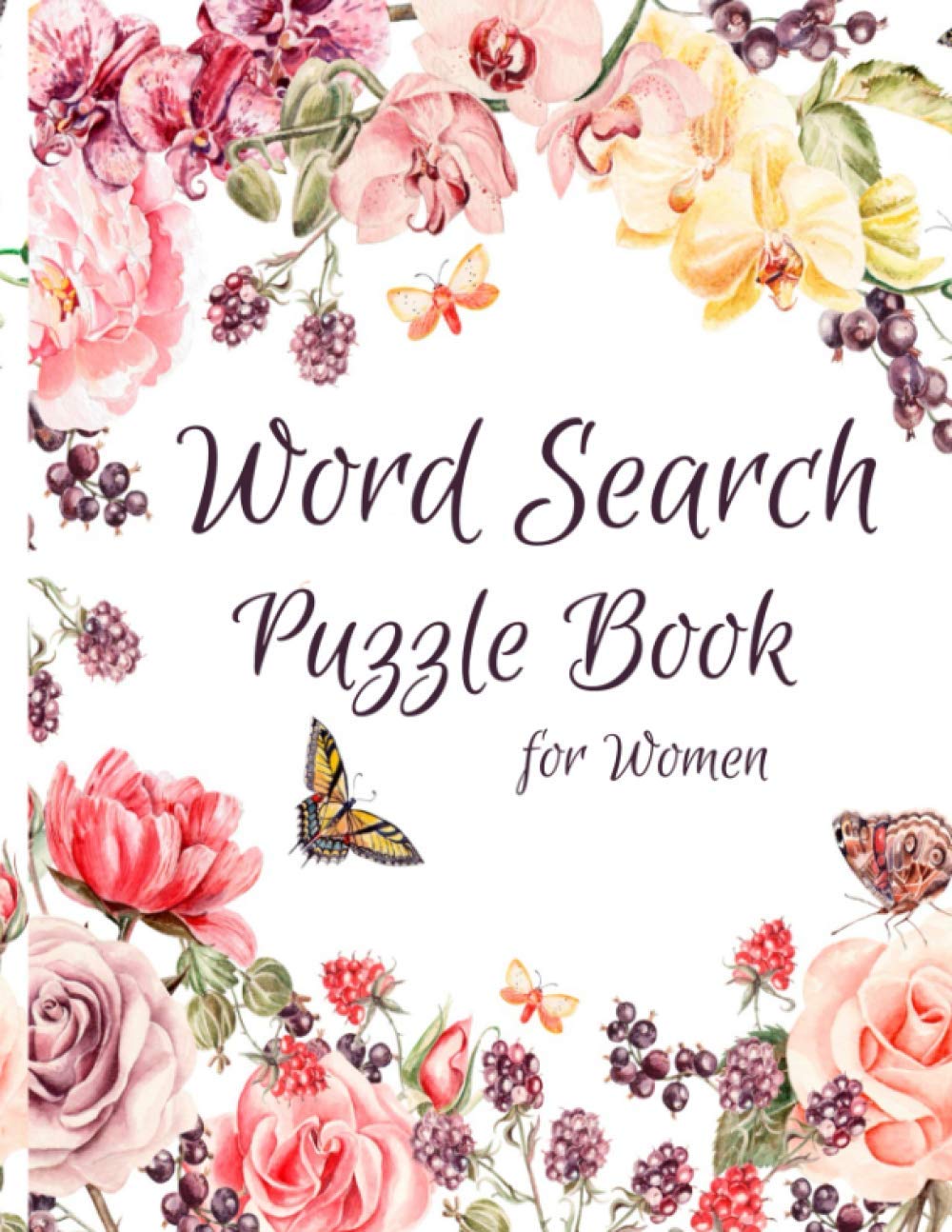 Amazon.com: Word Search Puzzle Book for Women: Large Print 100 Easy ...