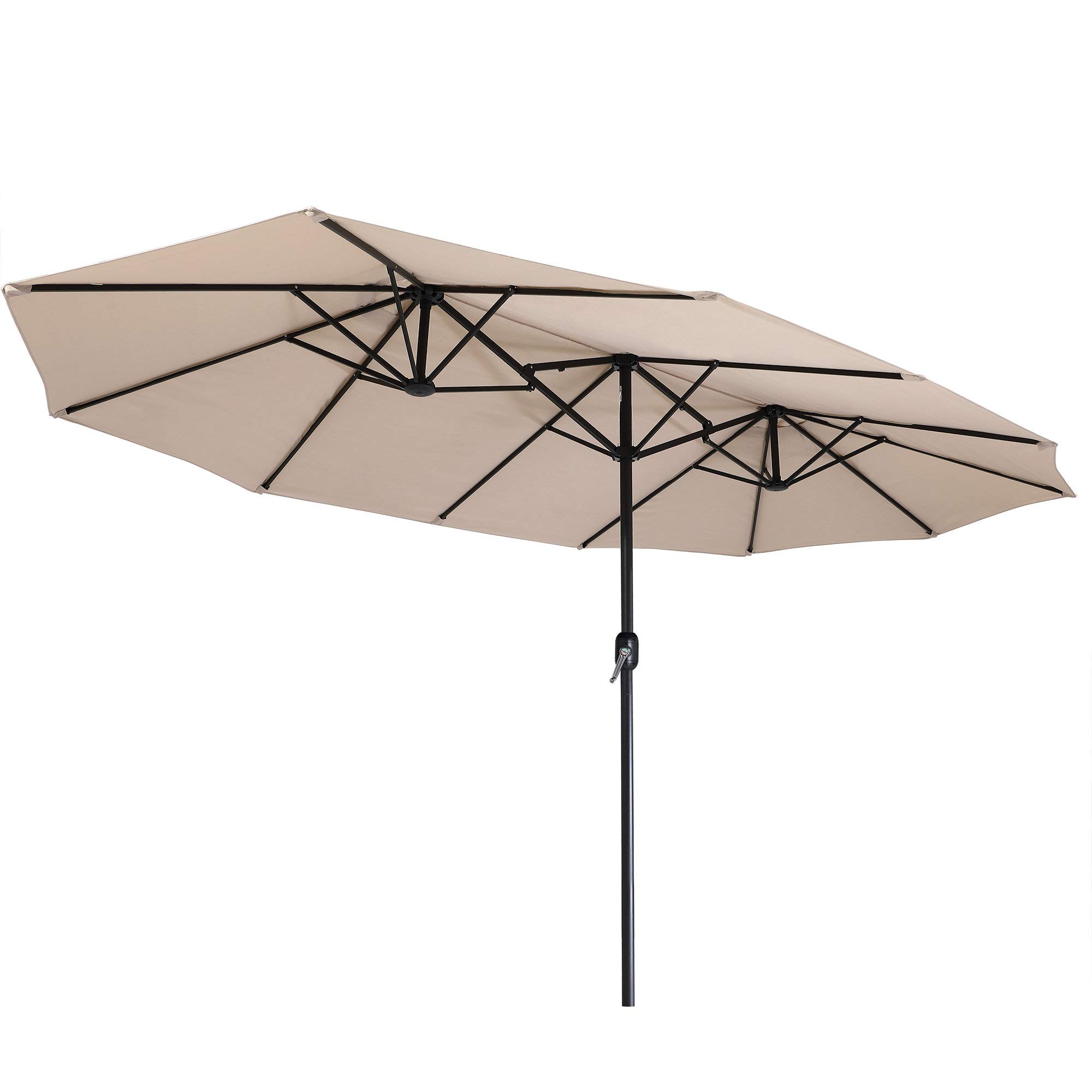 Buy Zelsius parasol | Double parasol with crank handle | 460 x 270 cm ...