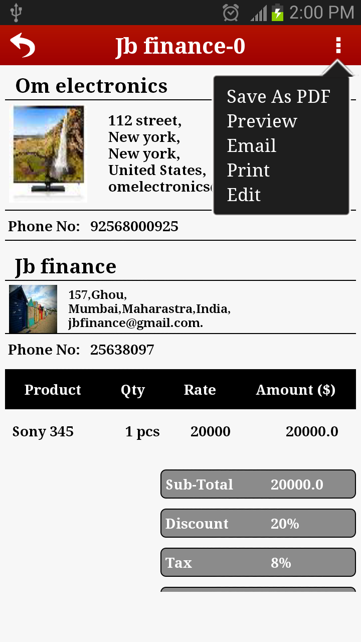 Invoice Maker - App on Amazon Appstore