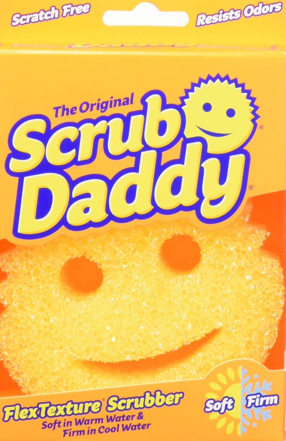 Amazon.com: The Original Scrub Daddy - FlexTexture Sponge, Soft in Warm ...