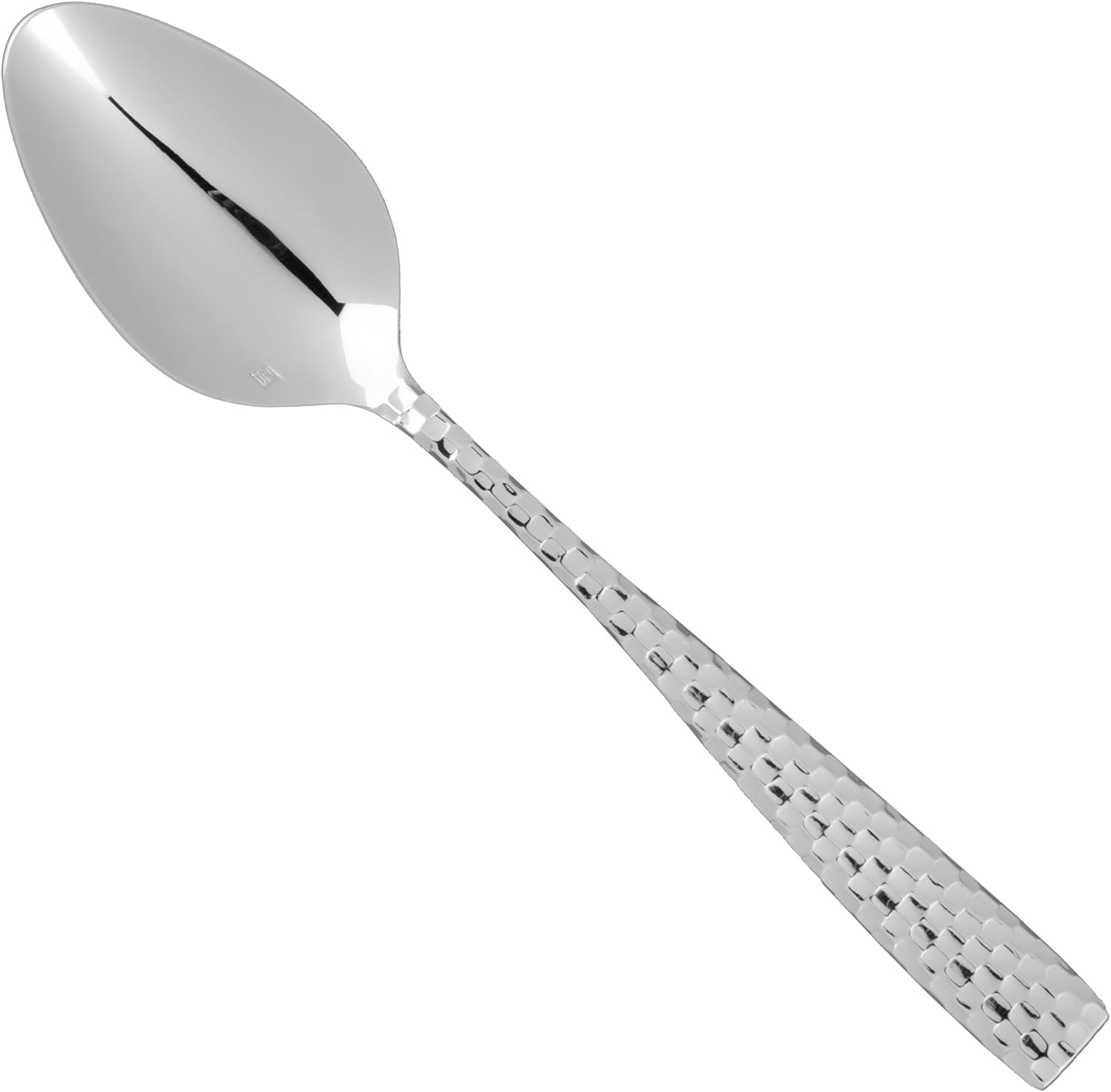 Fortessa 18/10 Stainless Steel Flatware Lucca Faceted Serving Spoon, 9 ...