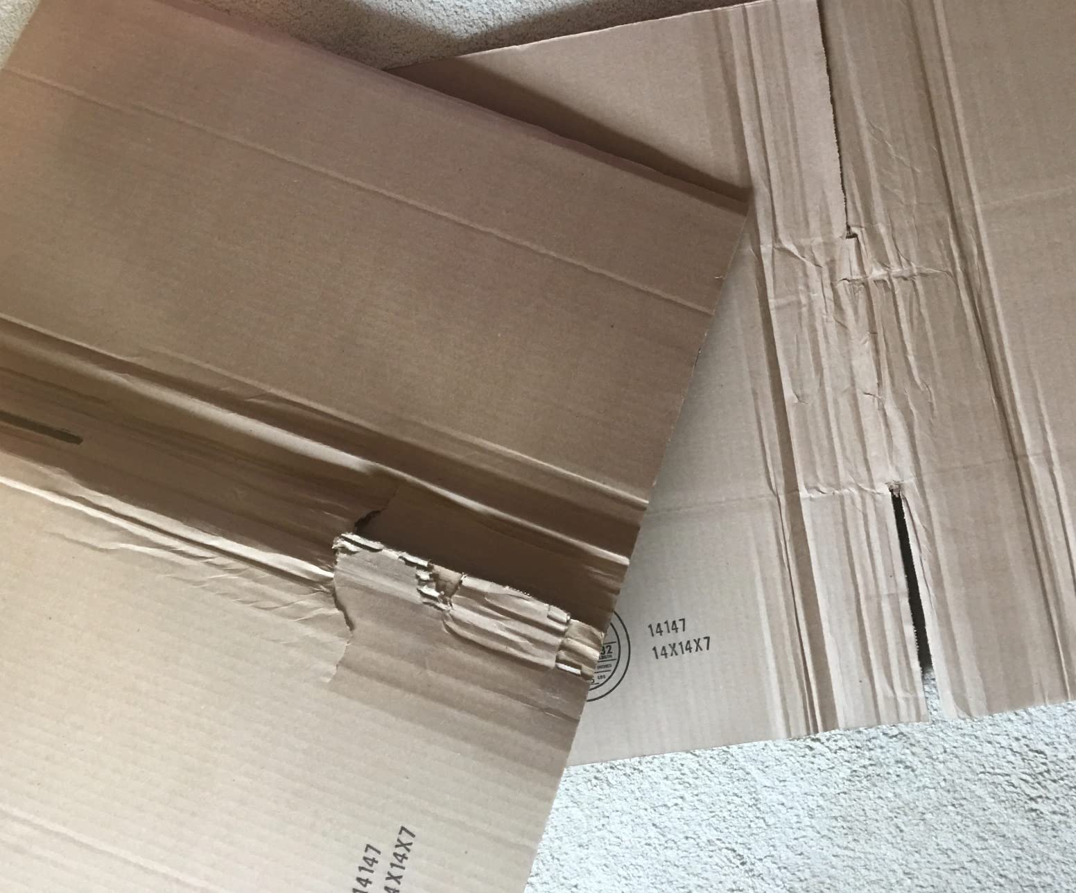 Amazon.com: BOX USA 14 x 14 x 7 Corrugated Cardboard Boxes, Medium 14"L ...