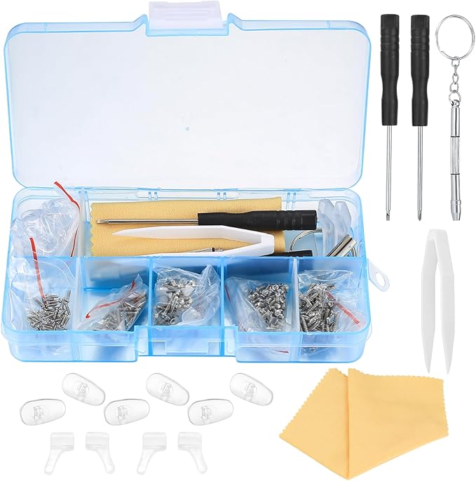 Amazon.com: 500 Pcs Eyeglasses Repair Kit, Sunglasses Repair Kit ...