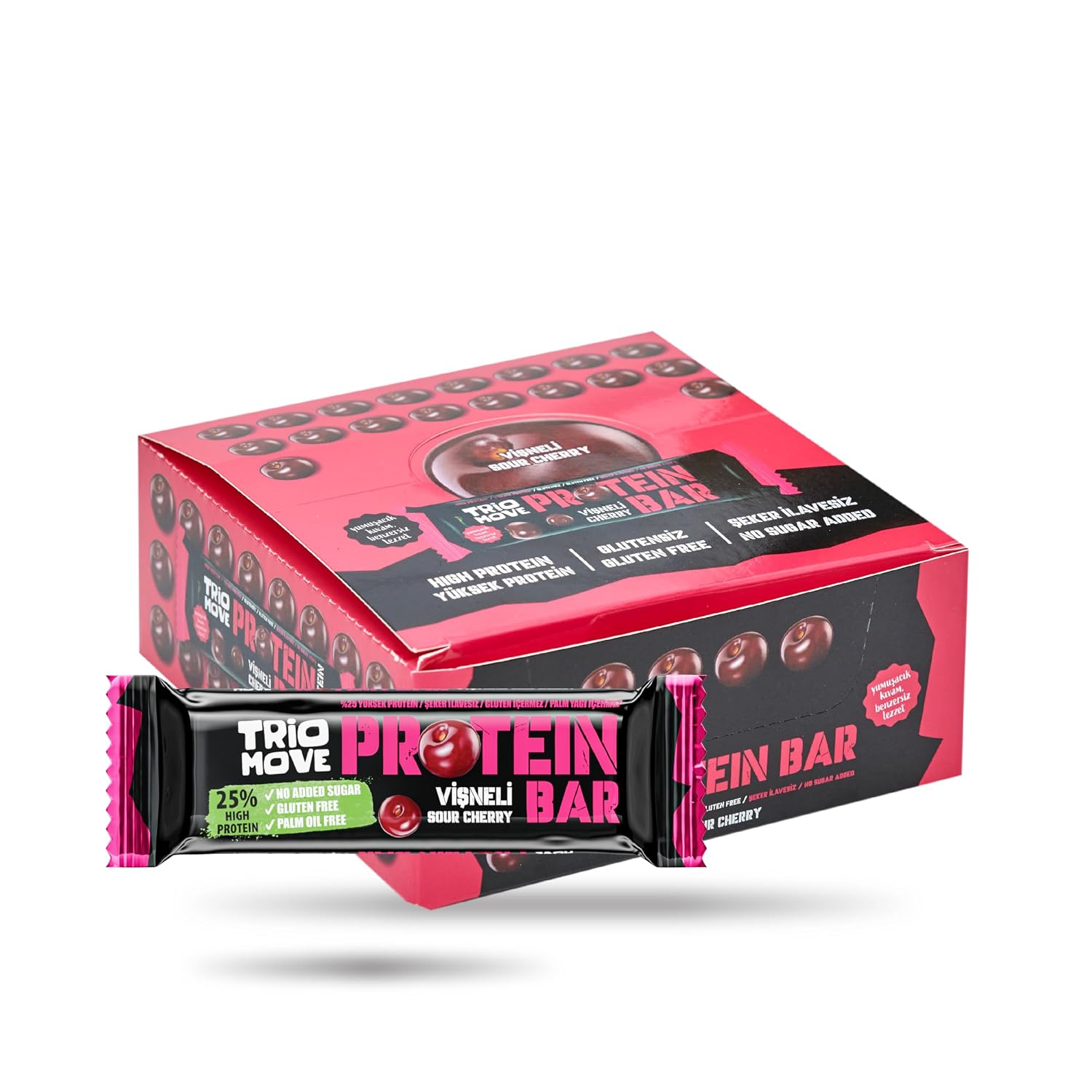 Amazon.com : Trio Move Protein Bar, High Protein, Gluten Free, No Added ...