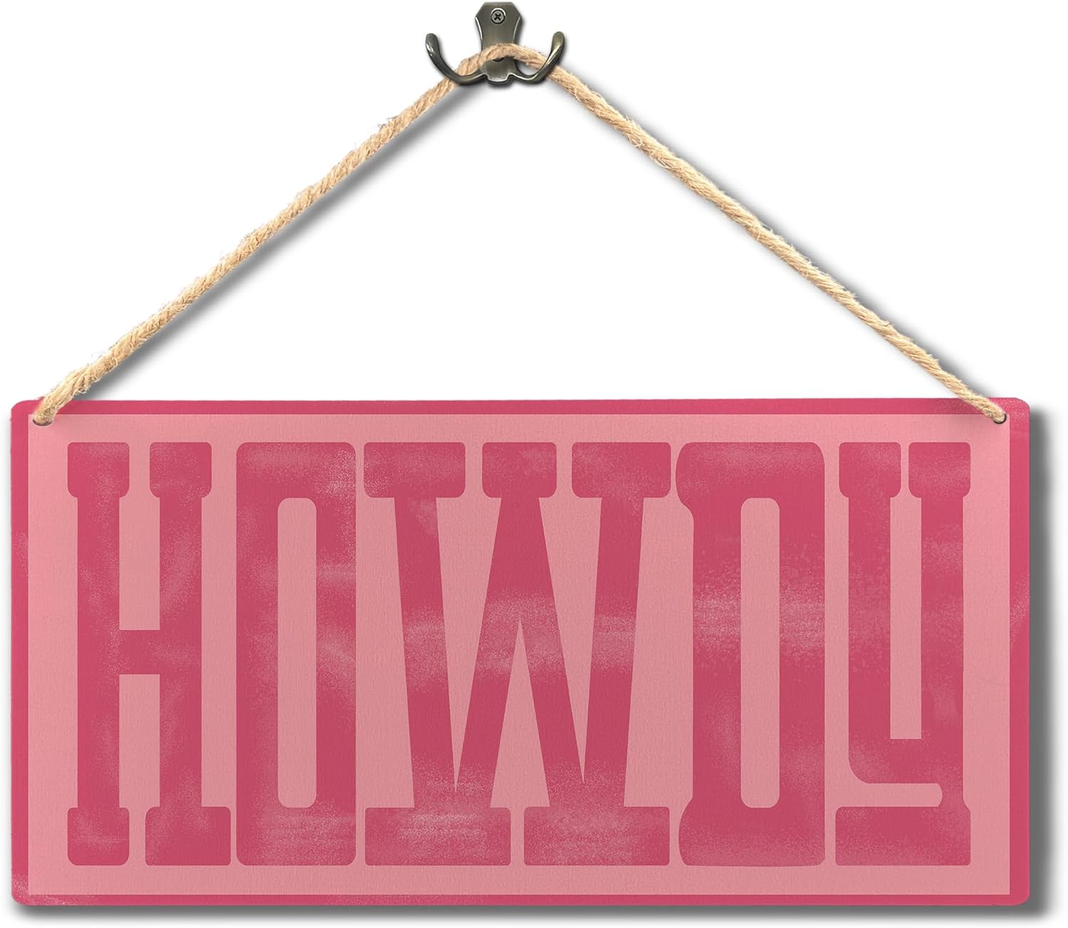 Amazon.com: Ryeolo Howdy Sign - Preppy Hot Pink Cowgirl Wall Decor ...
