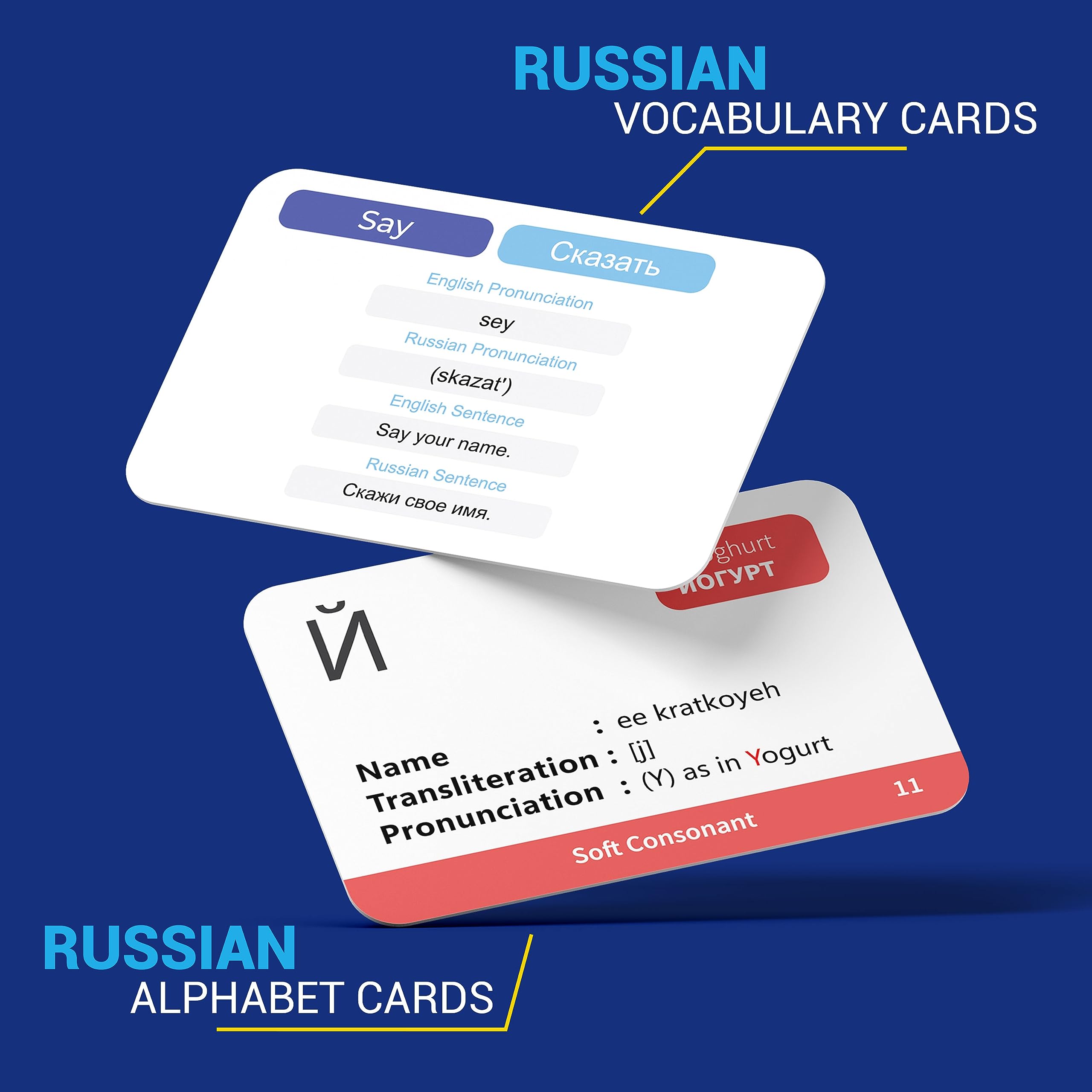 Snapklik.com : Russian Alphabet & Vocabulary Combo Pack 333 Flash Cards ...