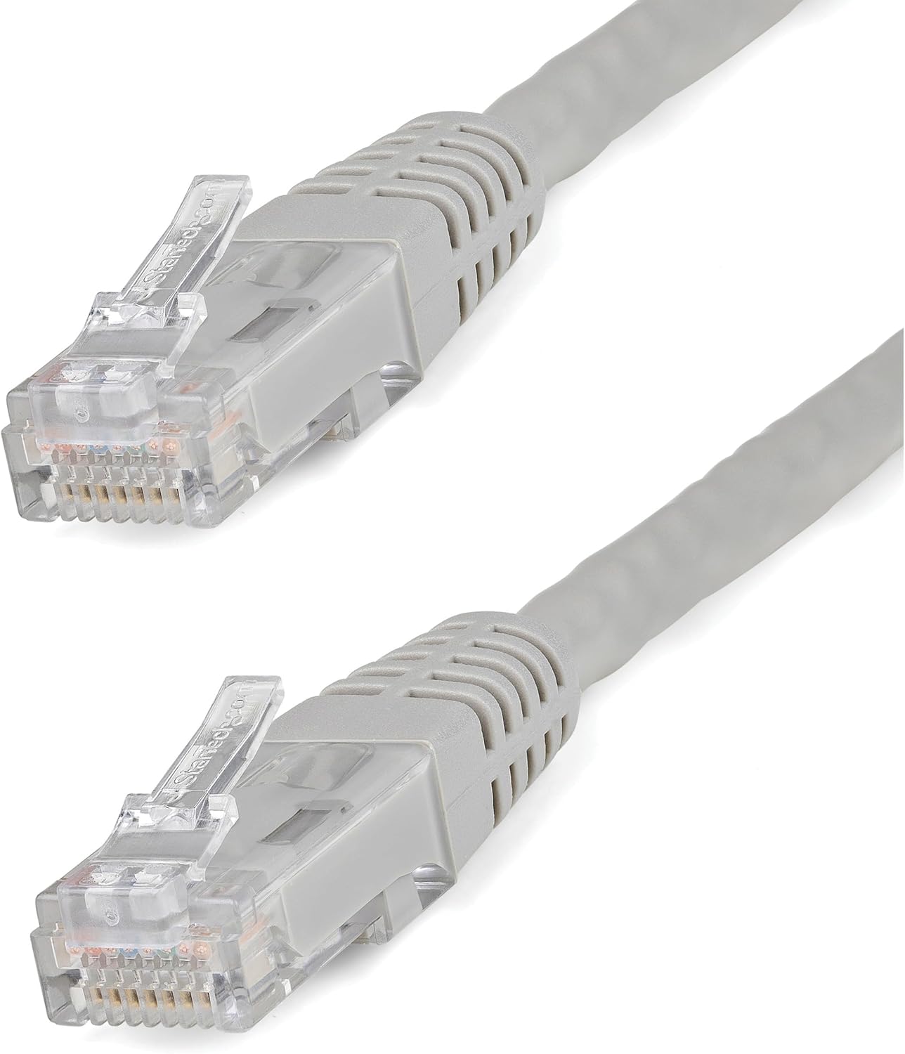 Amazon.com: StarTech.com 50ft CAT6 Ethernet Cable - Gray CAT 6 Gigabit ...