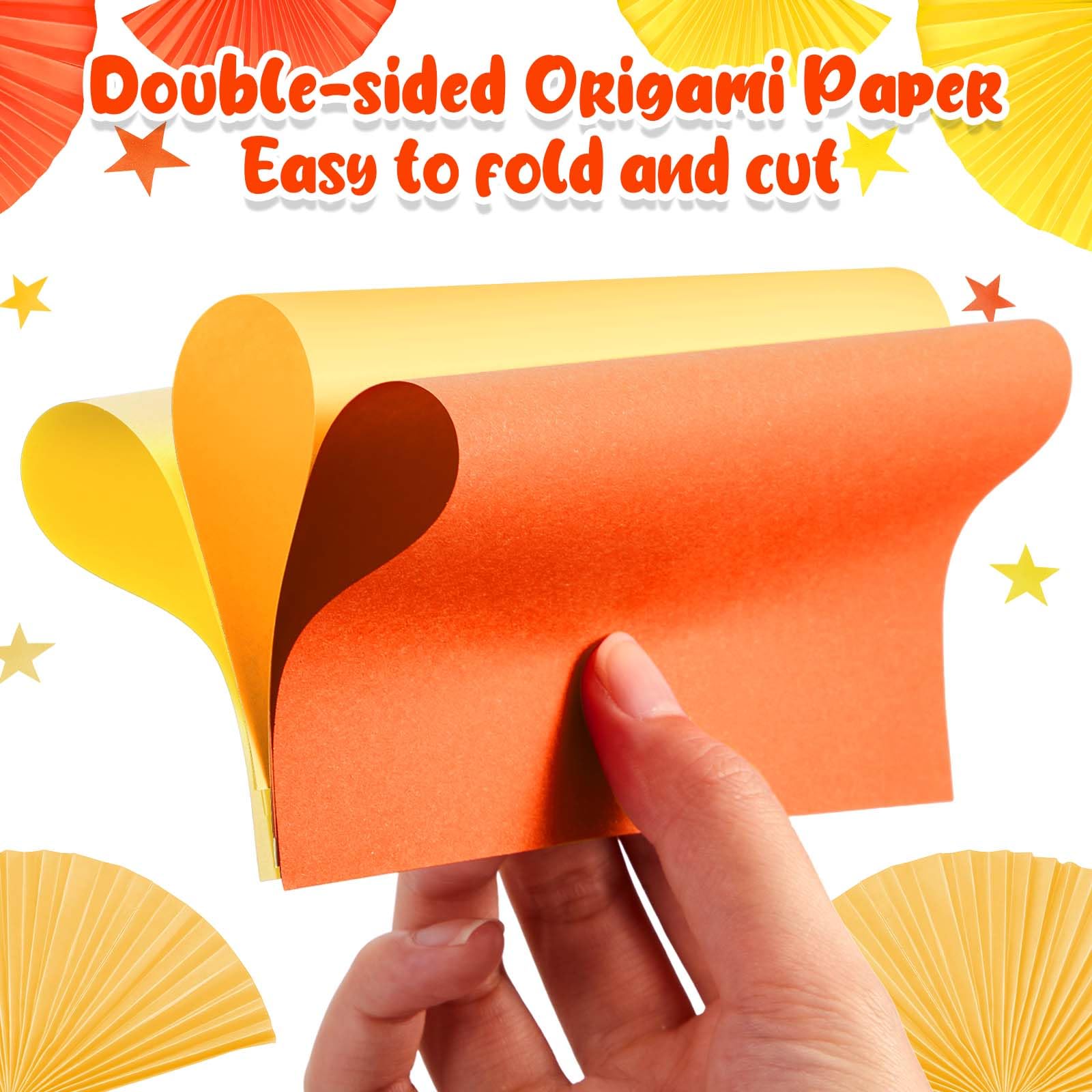 Snapklik.com : Kigeli 300 Sheets Origami Paper 6 Inch Double Sided ...