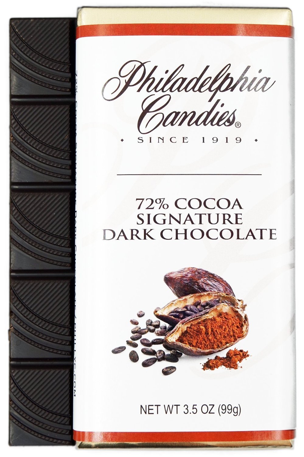 Amazon.com : Philadelphia Candies Signature Dark Chocolate For Wine 72% ...