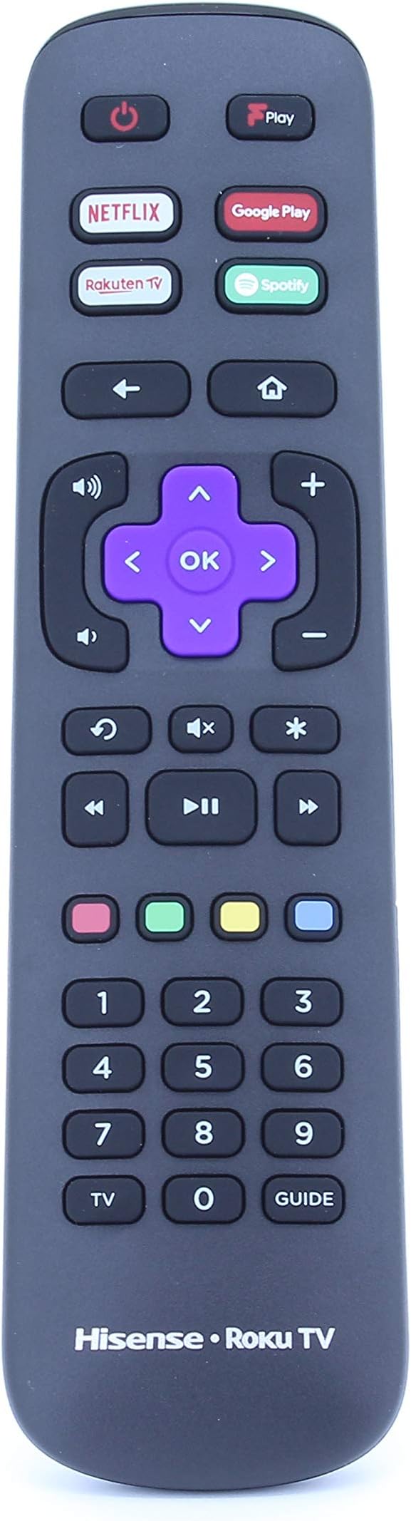 Genuine Hisense Roku TV Remote Control for B7120 R43B7120UK R50B7120UK ...