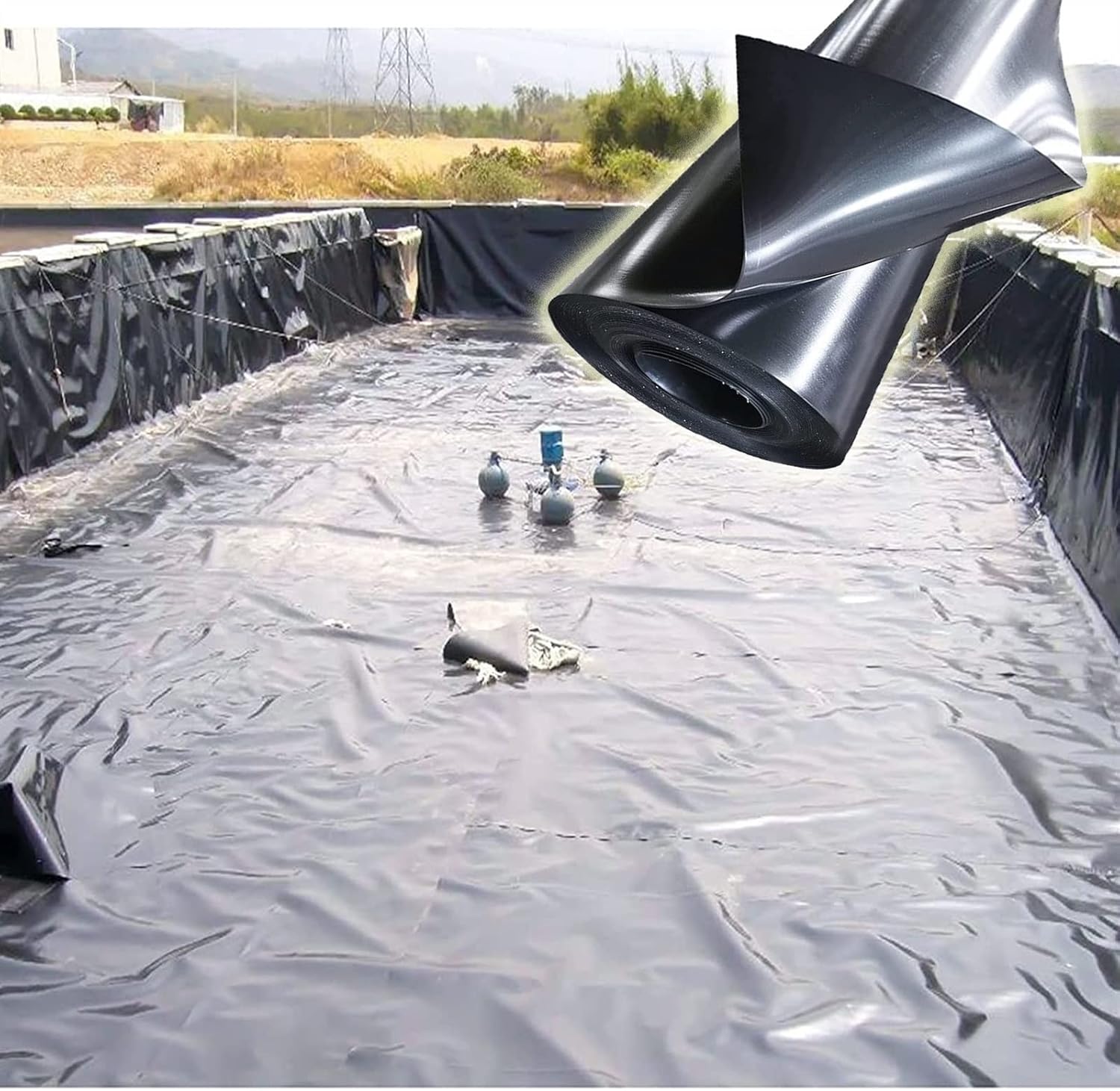 Amazon.com : Pond Liners for Outdoor Ponds, Pond HDPE Skins Small Fish ...