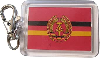 Genius Collections East Germany Military flag Keychain keyring at ...