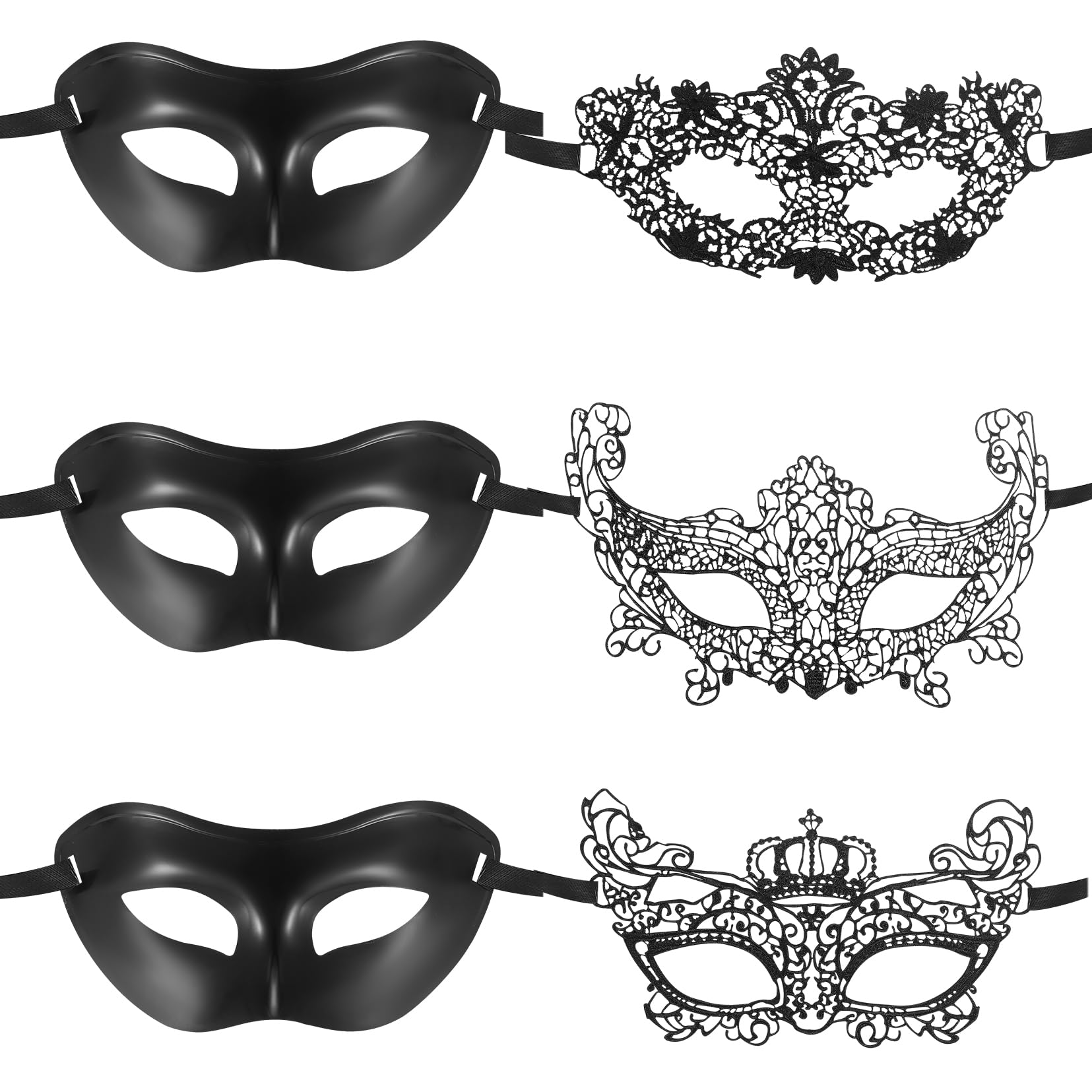 Black Lace Masquerade Masks Elegant Black Lace Mask For Masquerade