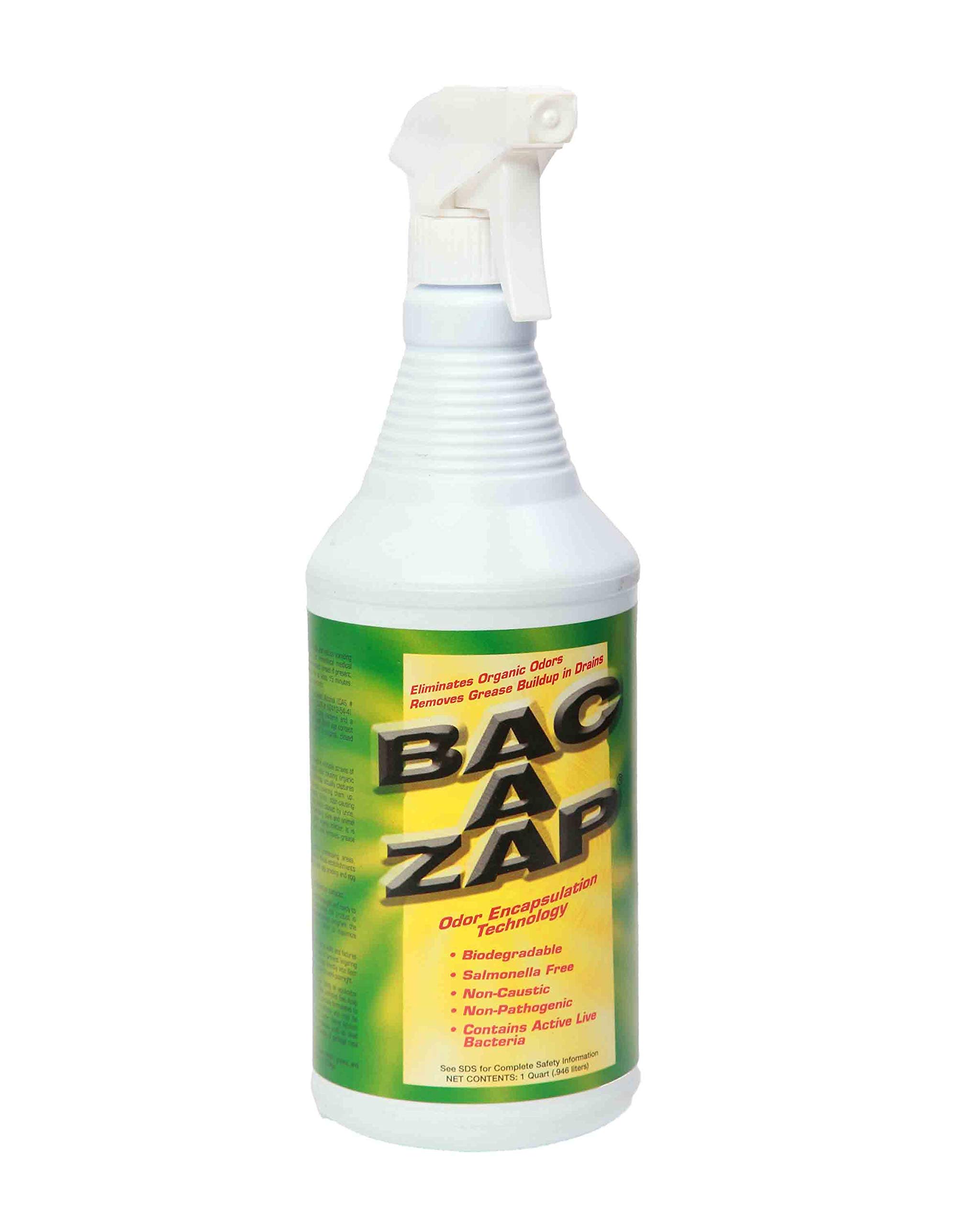 Amazon.com: Nisus BAC-A-ZAP Odor Eliminator (1 Quartz) : Patio, Lawn ...