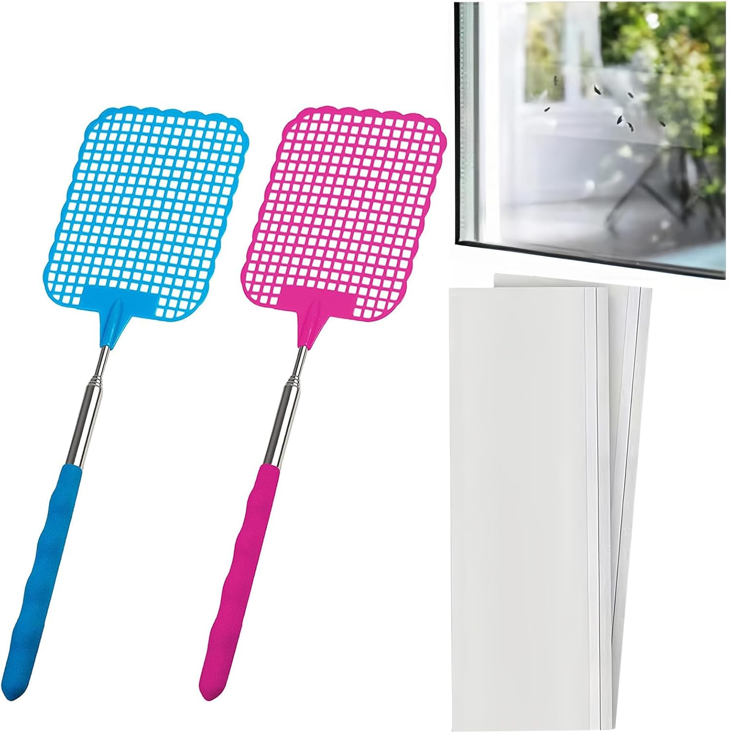 Tapettes à Mouches Extensibles,Tapette à Mouches Extensible,Tapettes à ...