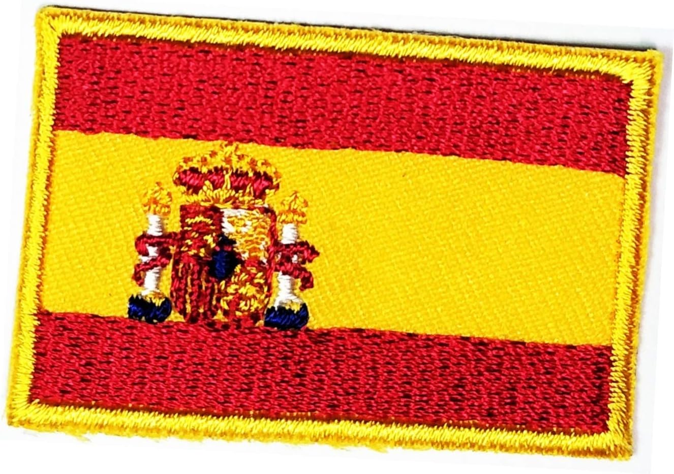 Amazon.com: Spain National Flag Patches Size Mini 1.1X1.6 inches. Spain ...
