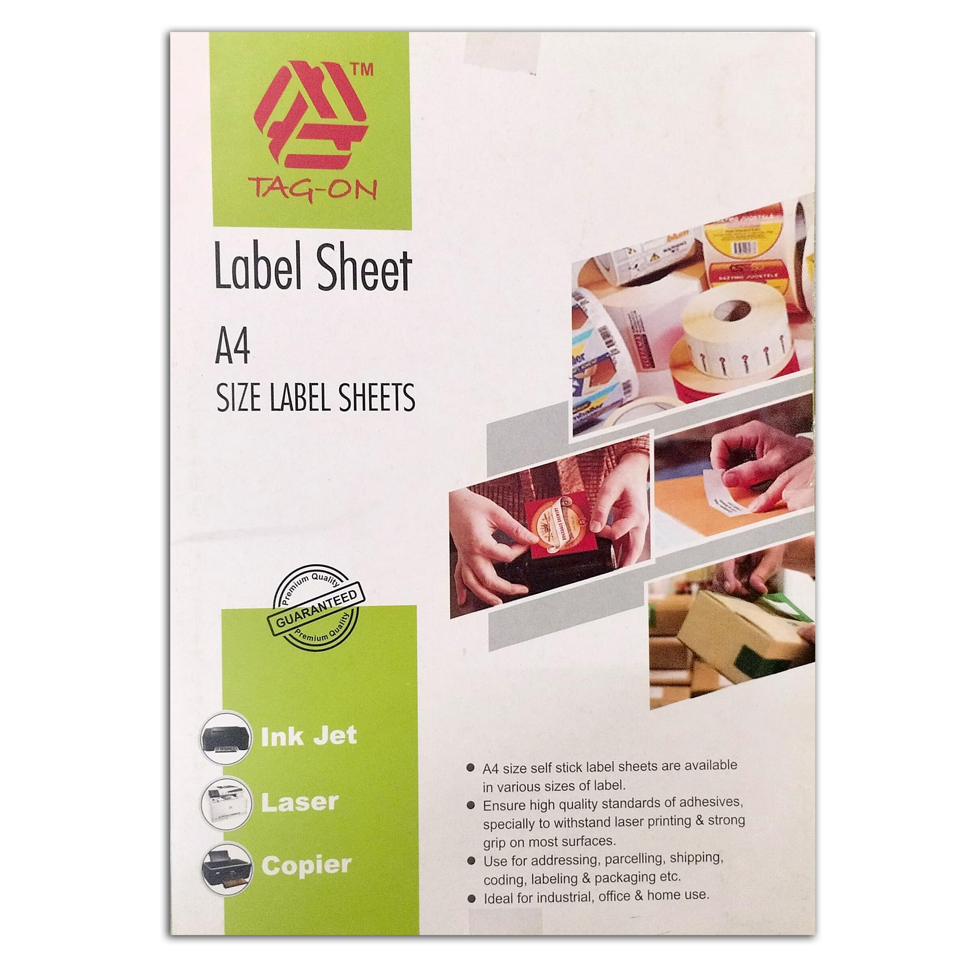 A4 Size Paper Labels gumming Sheet a4 Size for Inkjet Printer for Laser ...