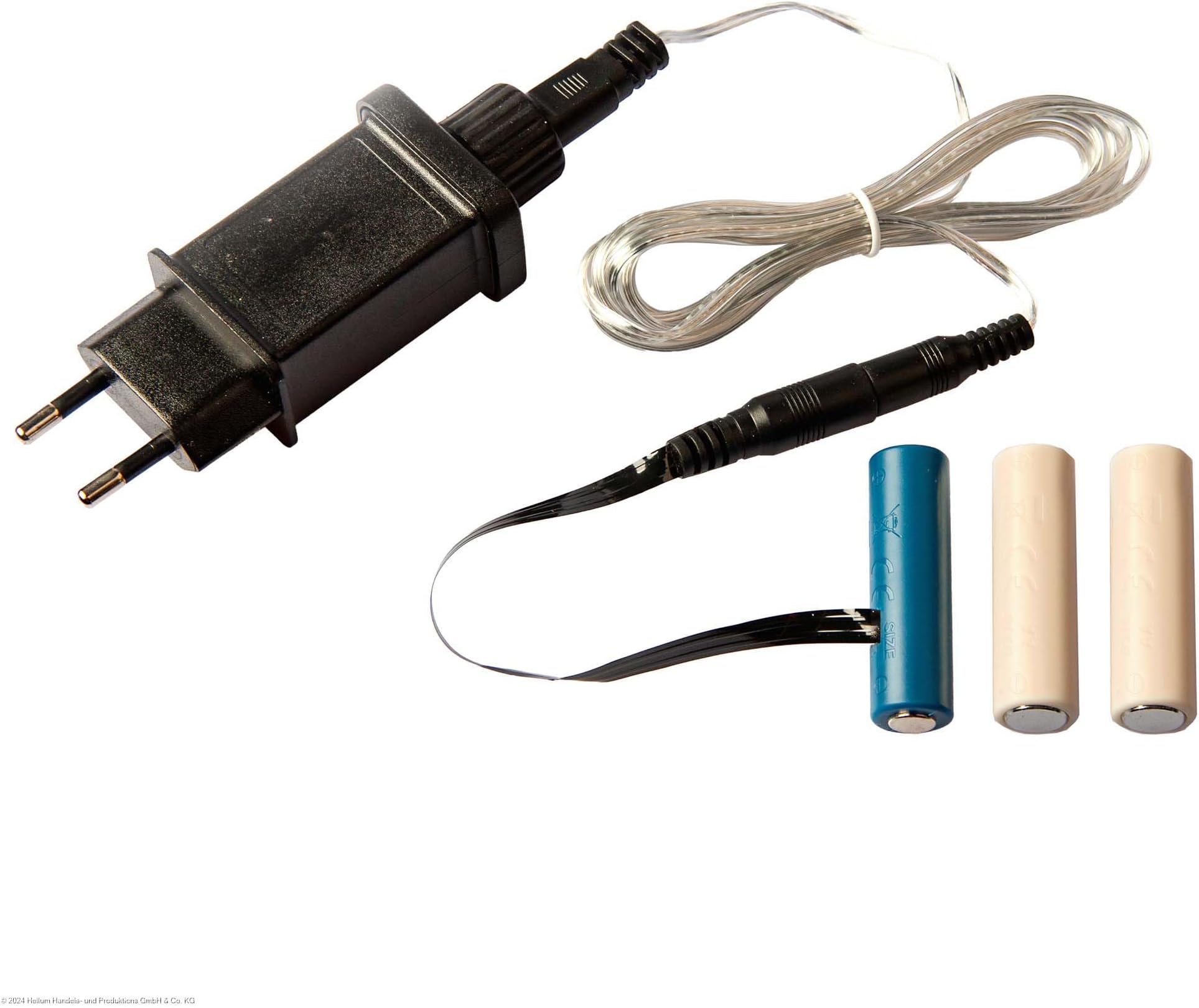 Hellum Batterie Adapter AAA 2X, 3V Netzteil AAA Batterie Ersatz für 2 ...