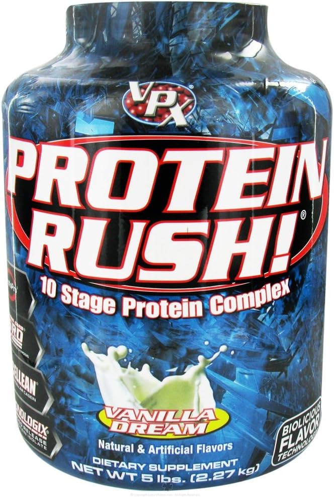 Amazon.com: VPX Protein Rush, Vanilla, 4.5 Pounds : Health & Household