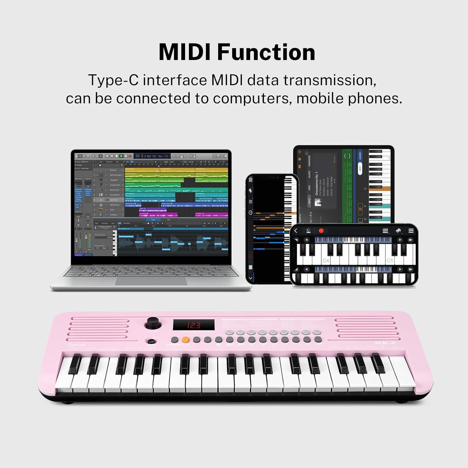 POGOLAB MK-2 37 Mini Keys Keyboard Piano Instruction Manual
