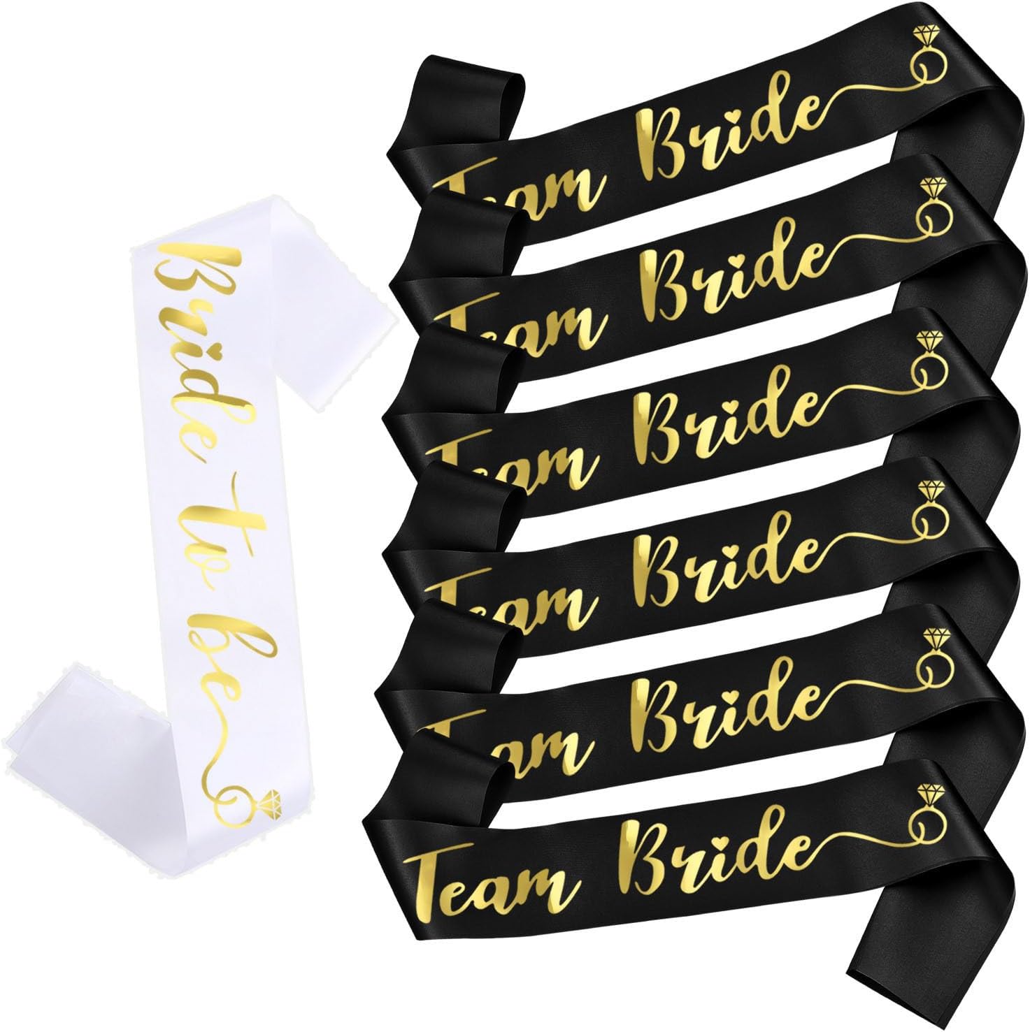 Amazon.com: NAUXIUDSJS Bride to Be Sash, Bachelorette Party Supplies ...