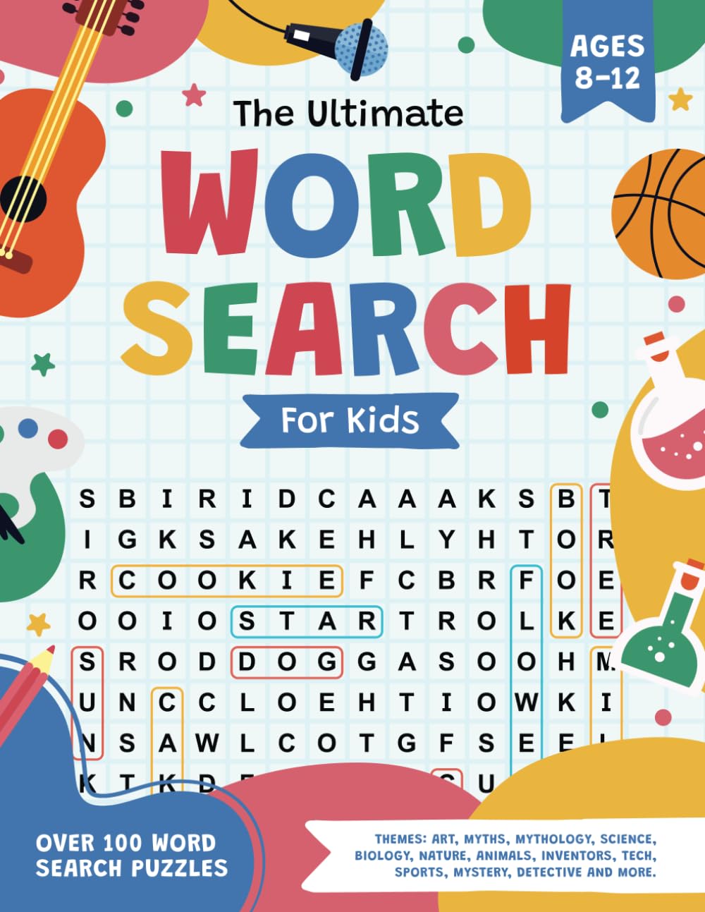 The Ultimate Word Search for Kids: Ages 8-12 | Activity Book with over ...