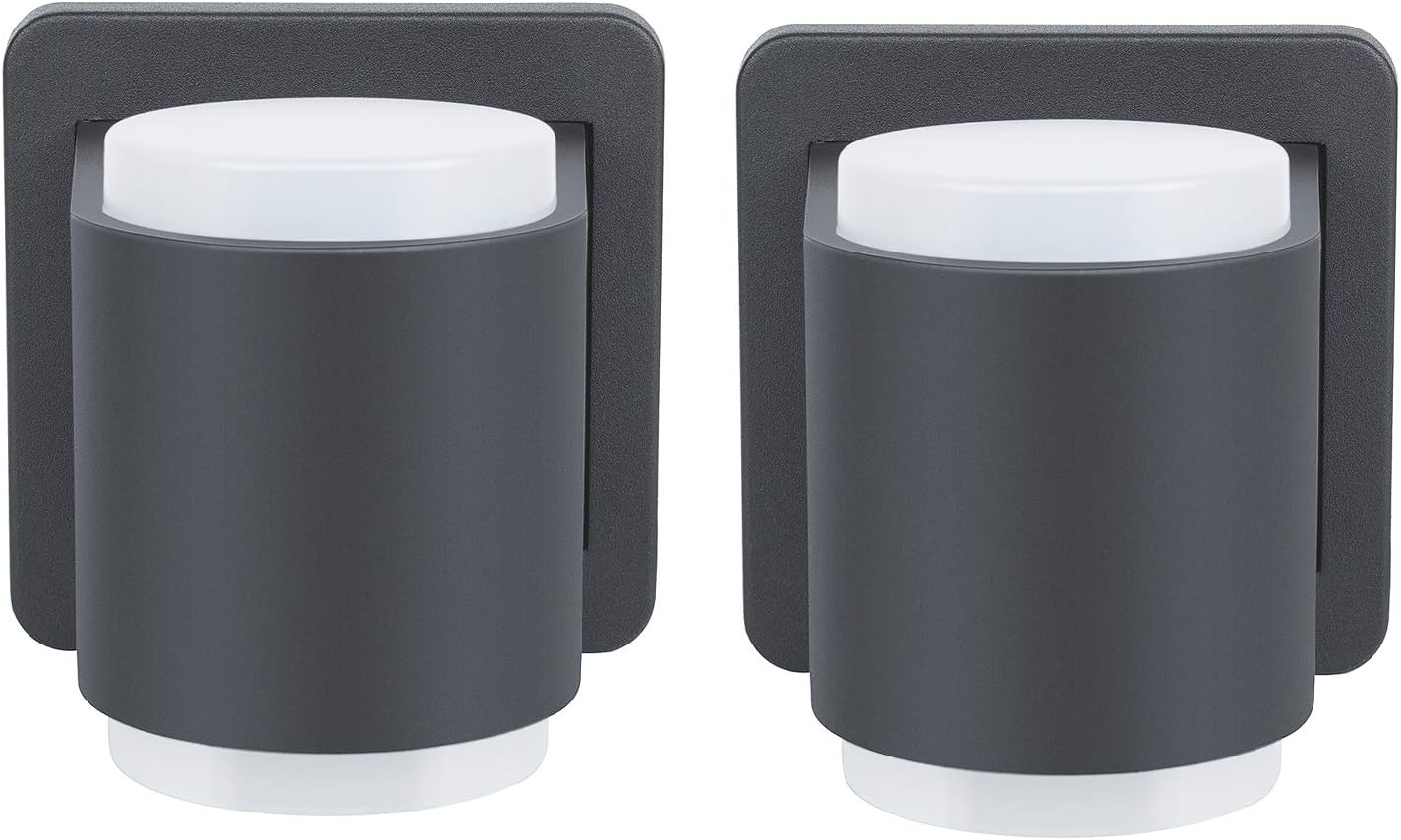 Amazon Basics Two-Sides LED Wall Light with Decorative Plate and Motion ...