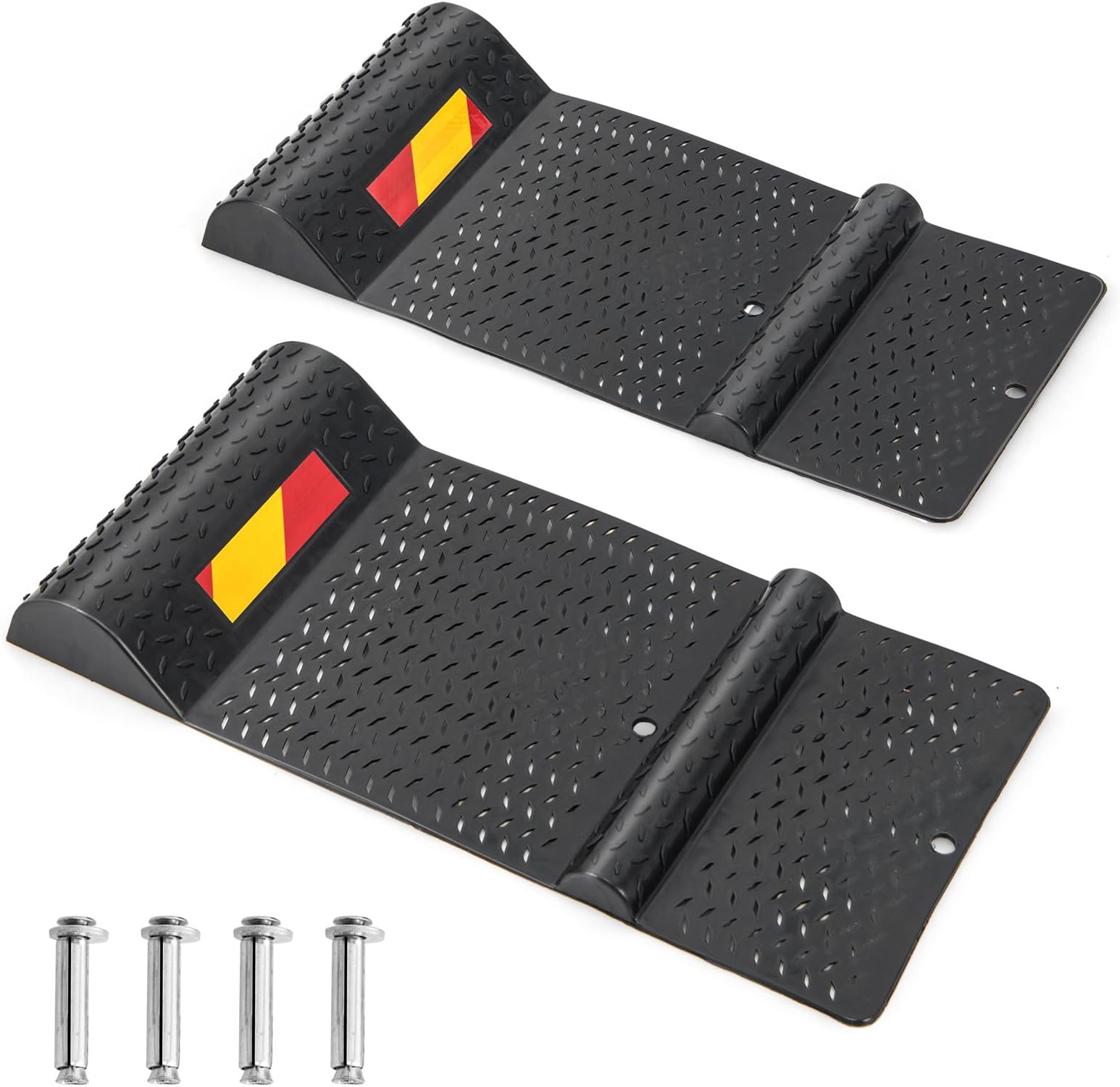 Amazon.com: SAFSTAR Anti-skid Parking Mat 2 Pack, Garage Wheel Stopper ...