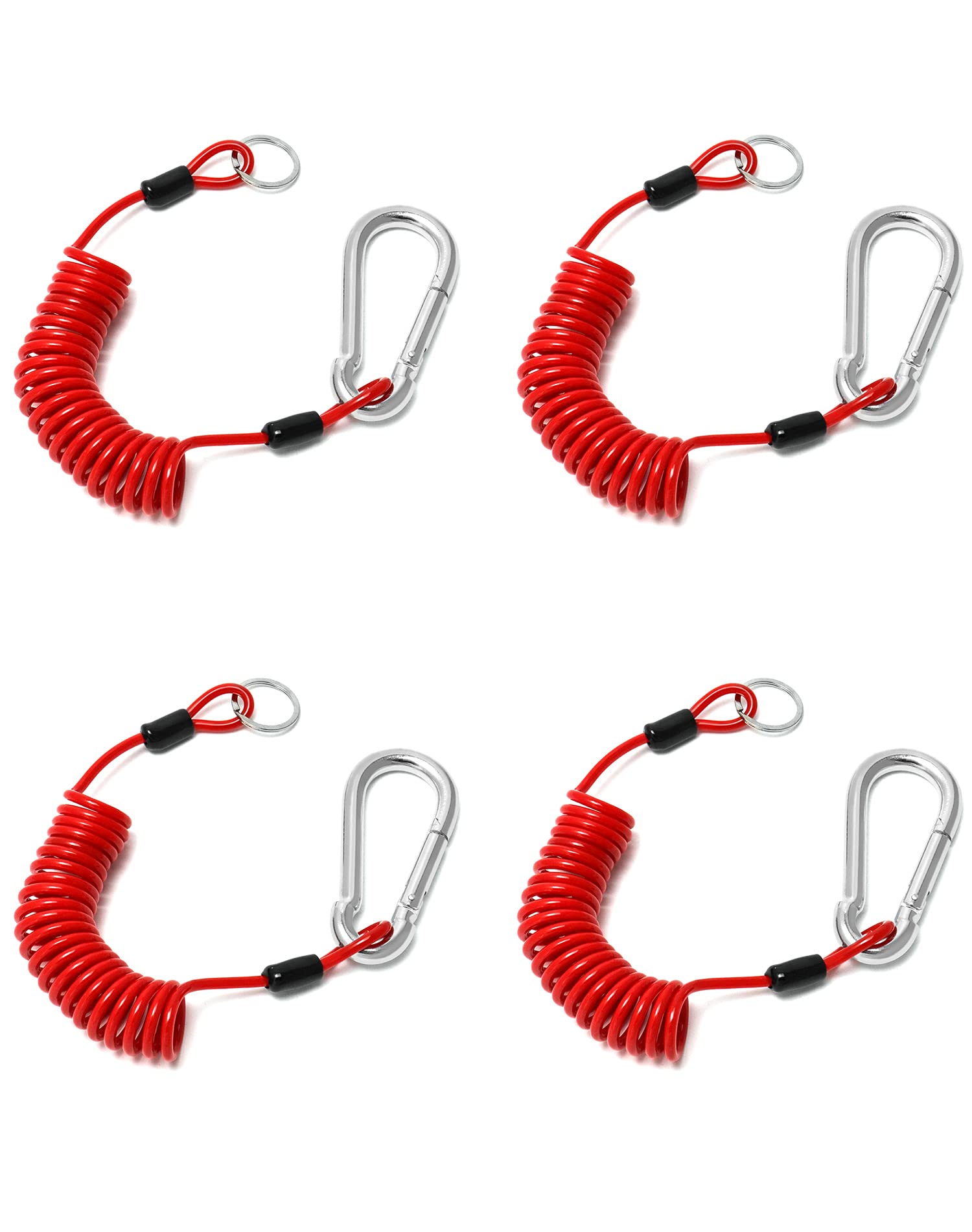 Snapklik.com : QWORK Breakaway Trailer Cable, 4 Pack 6 Ft Trailer Brake ...