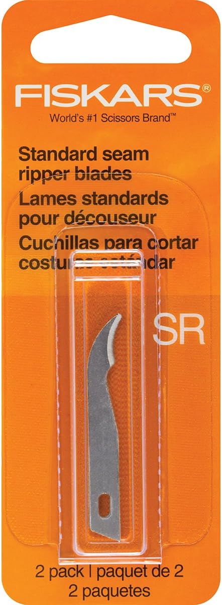 Amazon.com: Fiskars 164030-1001 Standard Seam Ripper Replacement Blades ...