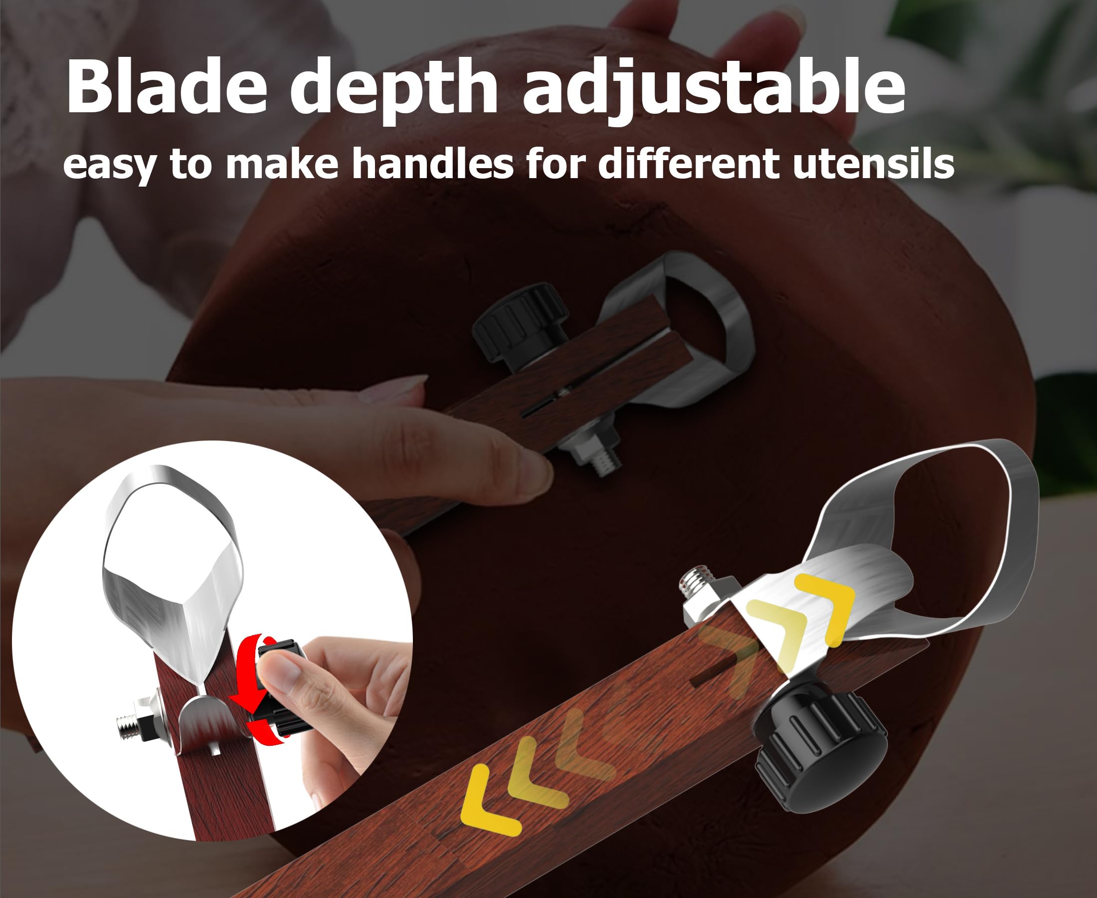 Snapklik.com : GEOCCI Pottery Handle Making Tool Pottery Carving Tools ...