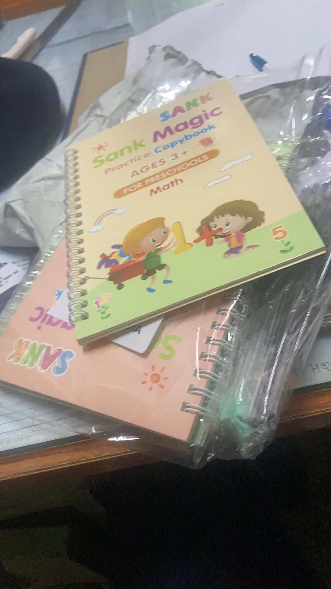 Magic Book For Kids | Calligraphy Book & Reusable Notebook | 4 BOOK +1 ...