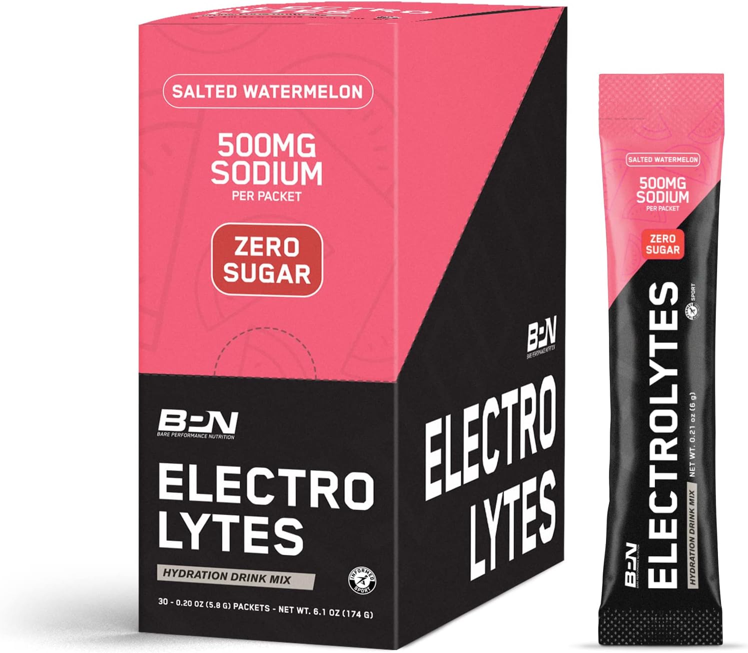 Amazon.com: BARE PERFORMANCE NUTRITION, BPN Electrolytes Go Packs ...