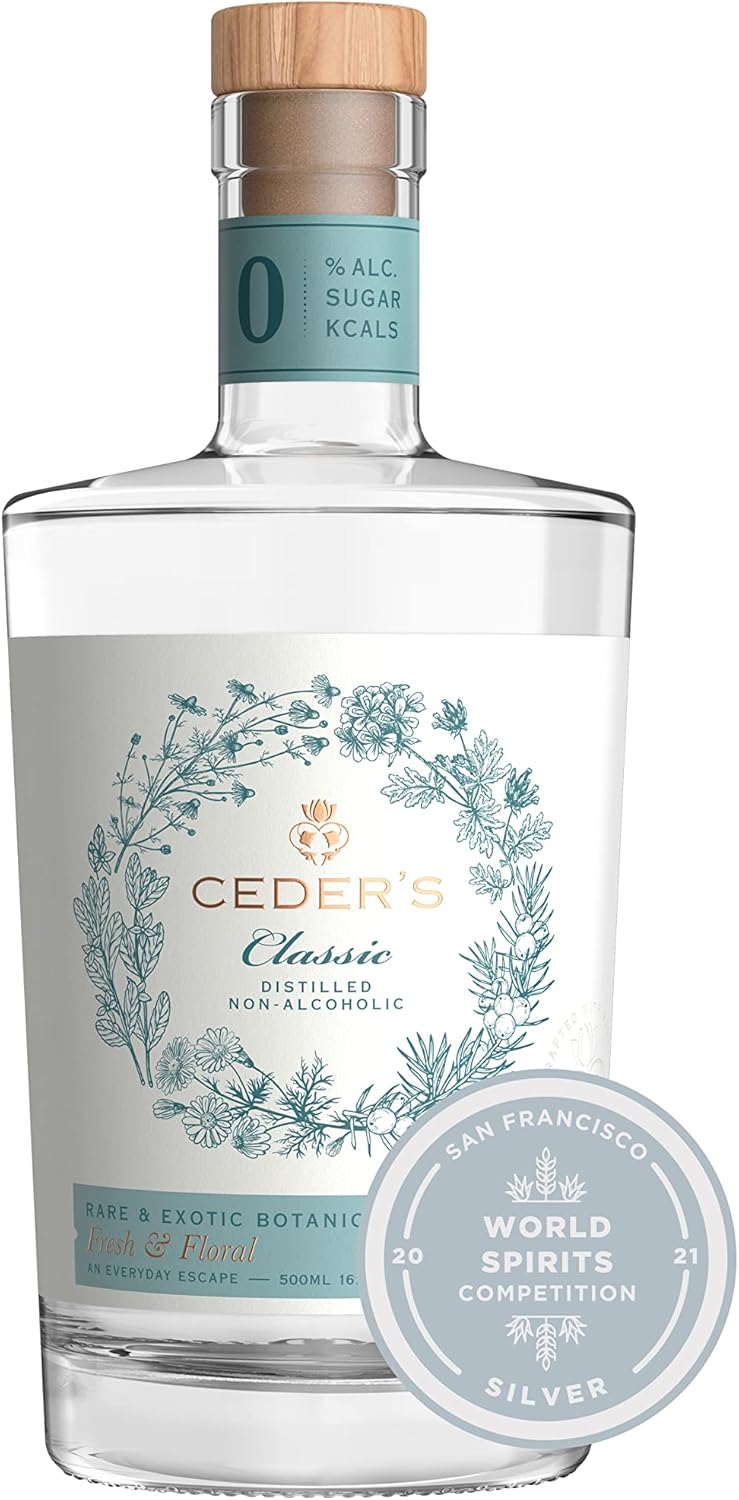 Ceder's Classic Non-Alcoholic Distilled Spirit, 50cl : Amazon.co.uk ...
