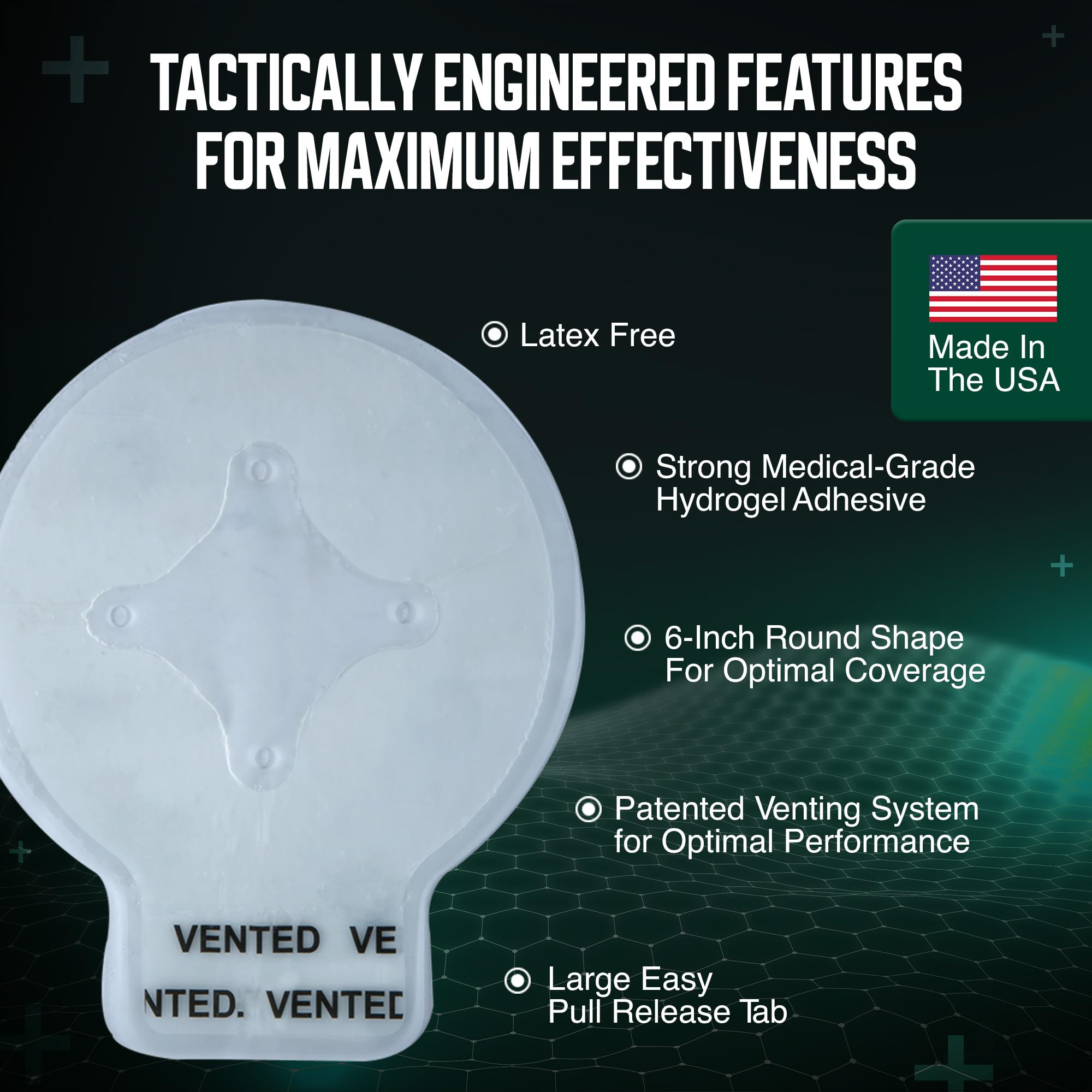 Snapklik.com : Beacon Chest Seal 2 Pack - Vented Chest Seal For Open ...