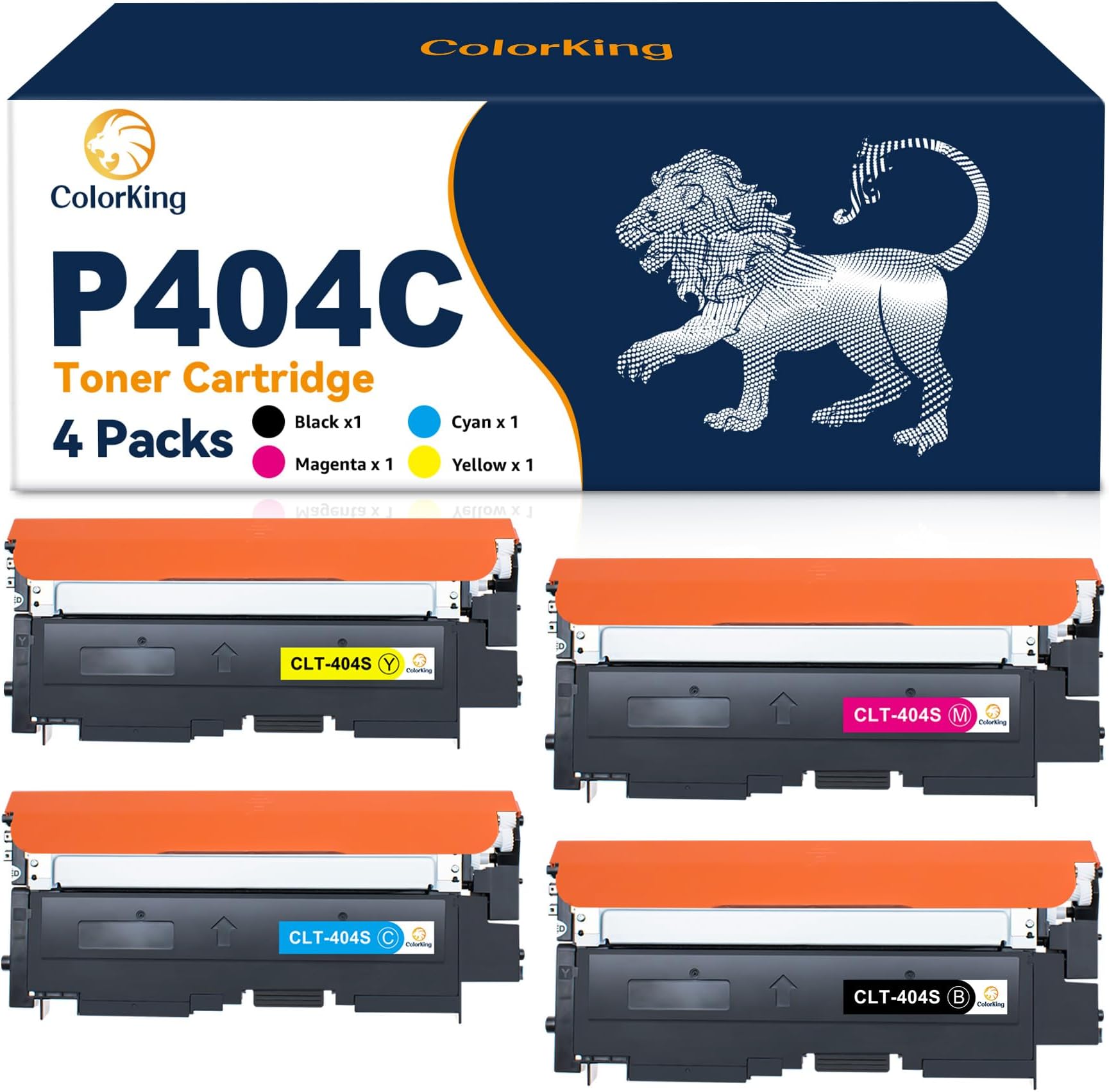 4er-Pack P404C Multipack Toner für Samsung C480W Xpress C480FW C48X ...