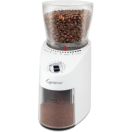 Amazon.com: Capresso Infinity Plus Black Conical Burr Grinder : Home ...