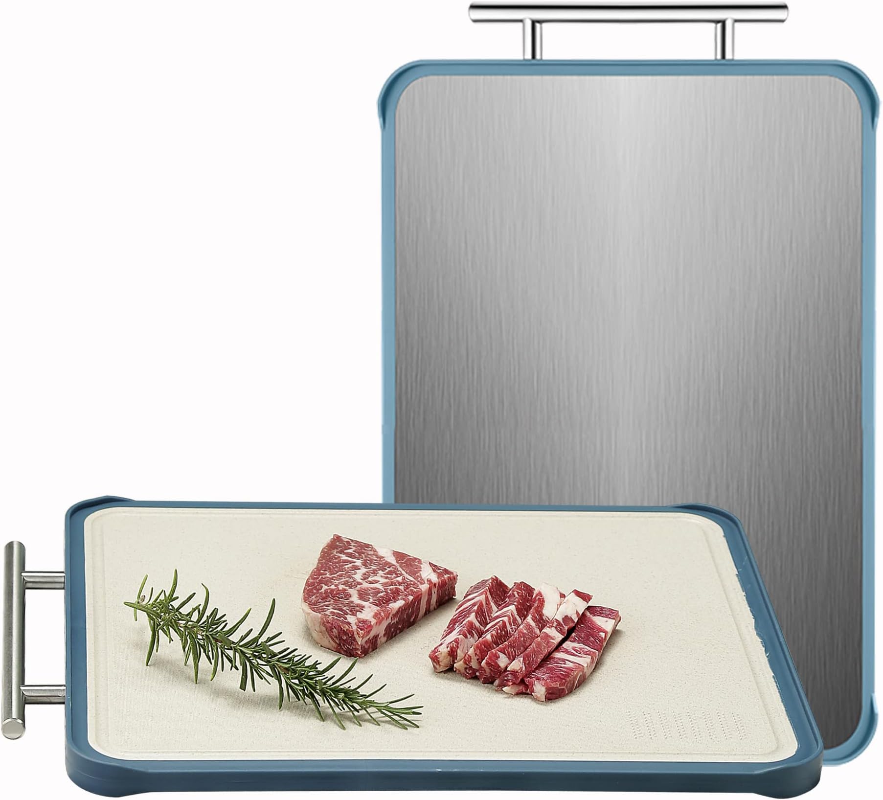 Amazon.com: Steel Chopping Boards for Kitchen, Stainless Steel Cutting ...