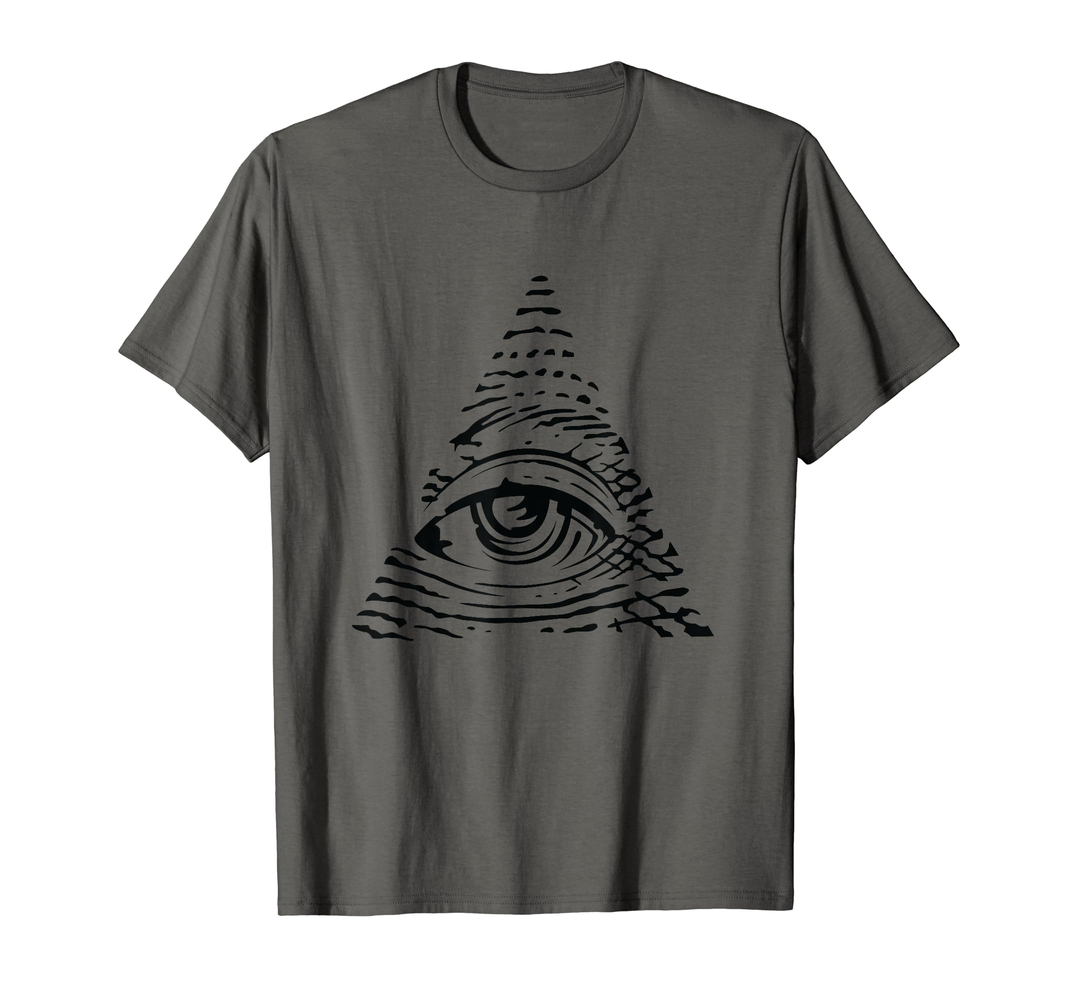 Amazon.com: All Seeing Eye T Shirt Third Eye Illuminati Pyramid ...