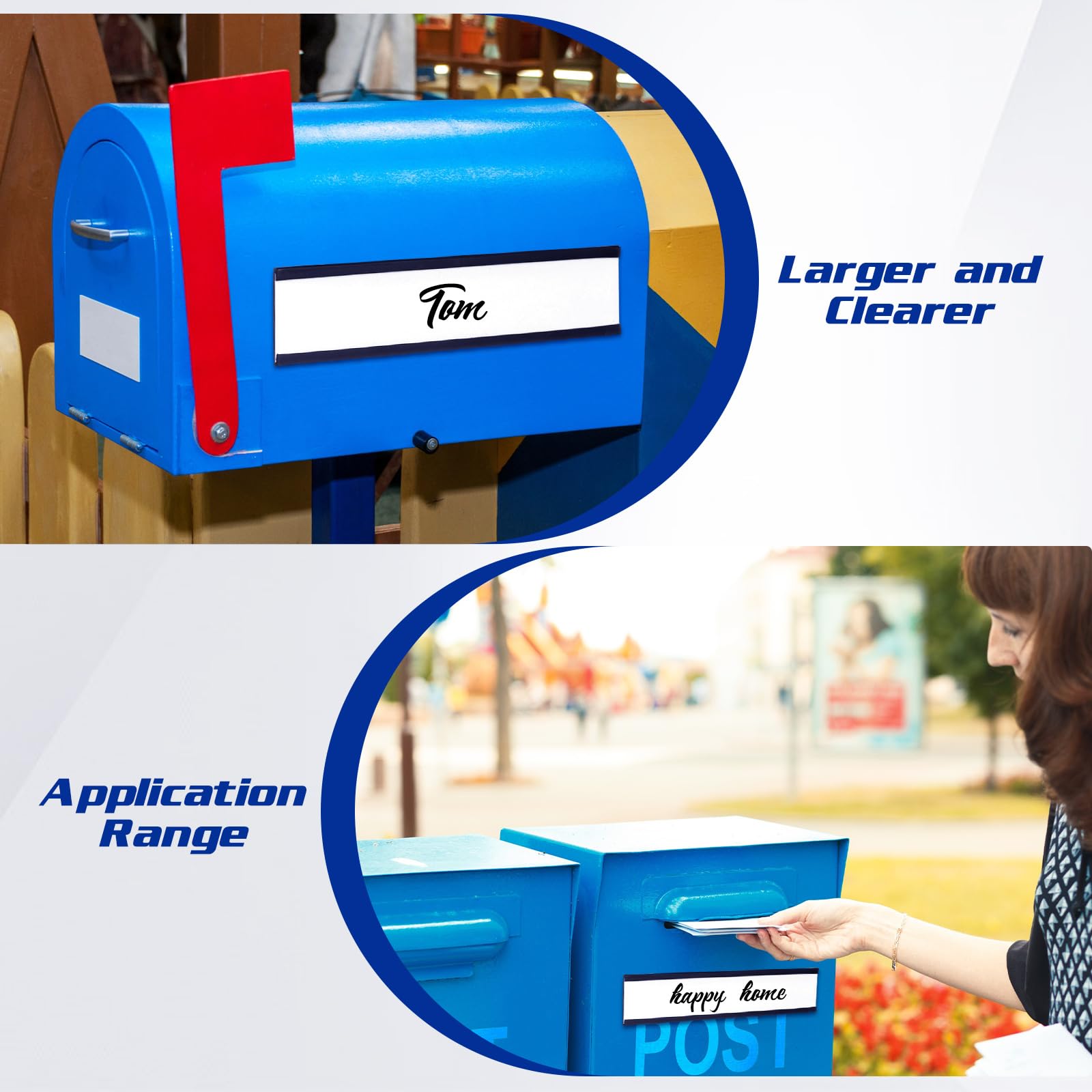 Snapklik.com : ReliThick 50 Pack C Channel Magnetic Label Holders 4 X 1 ...