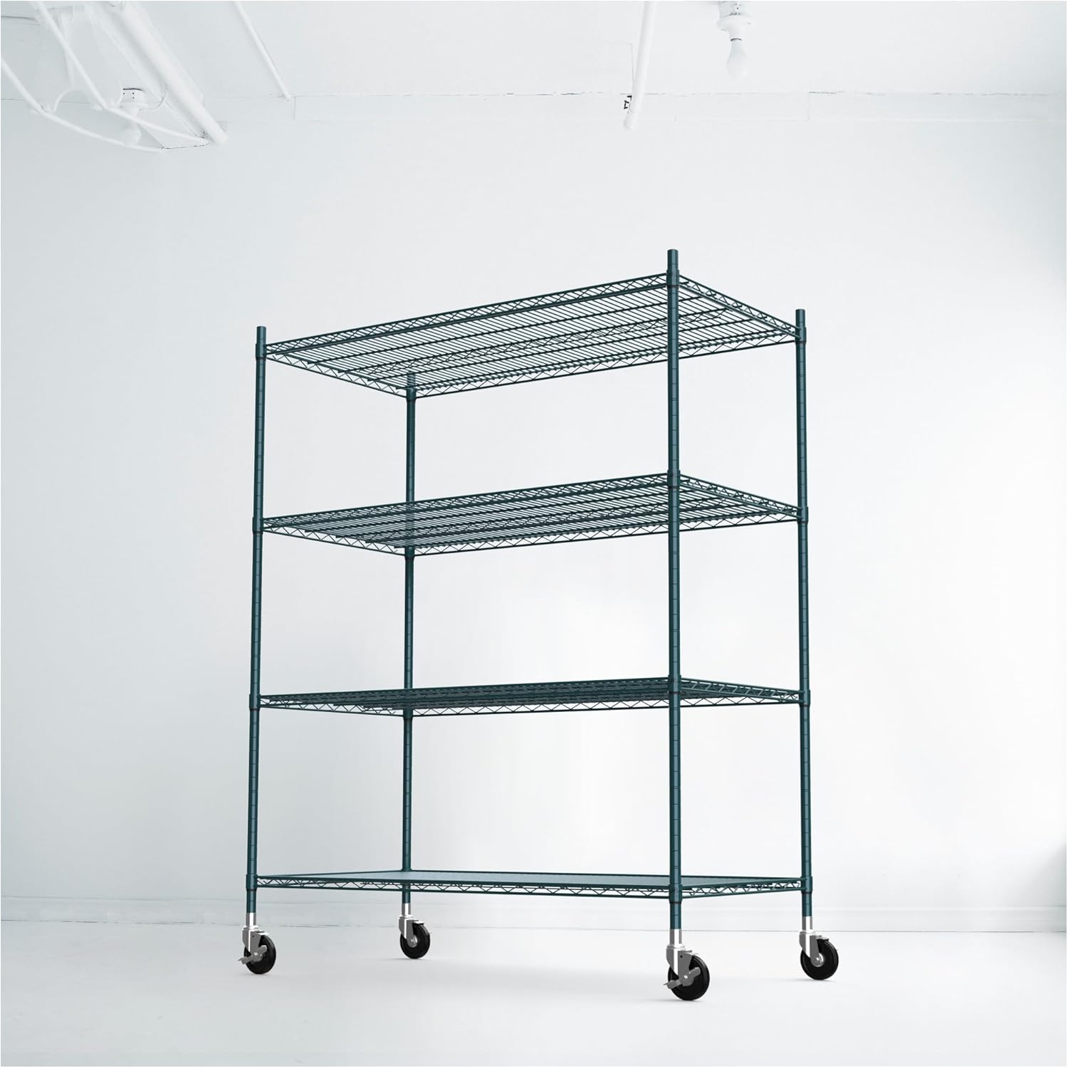 Amazon.com: APLSS 4-Tier NSF Storage Shelves, Green-Epoxy, 24"x48"x63 ...