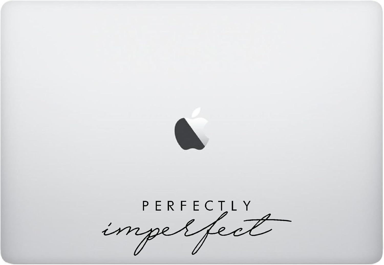 Amazon.com: Laptop Sticker Decal - Perfectly Imperfect - Matte Black ...