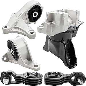 Amazon.com: JDMON 5Pcs Engine Motor & Transmission Mount Kit Replacement for Honda CR-V 2.4L ...