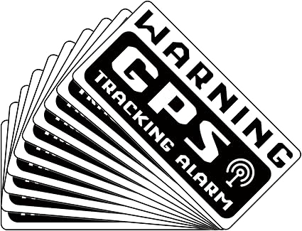 Amazon.com - JINGIHE 10 PCS GPS Tracker Sticker, Car Alarm Security ...