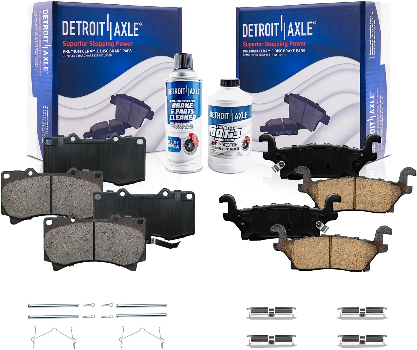 Amazon.com: Detroit Axle - Front Brake Pads for Ford 20-23 Explorer ...