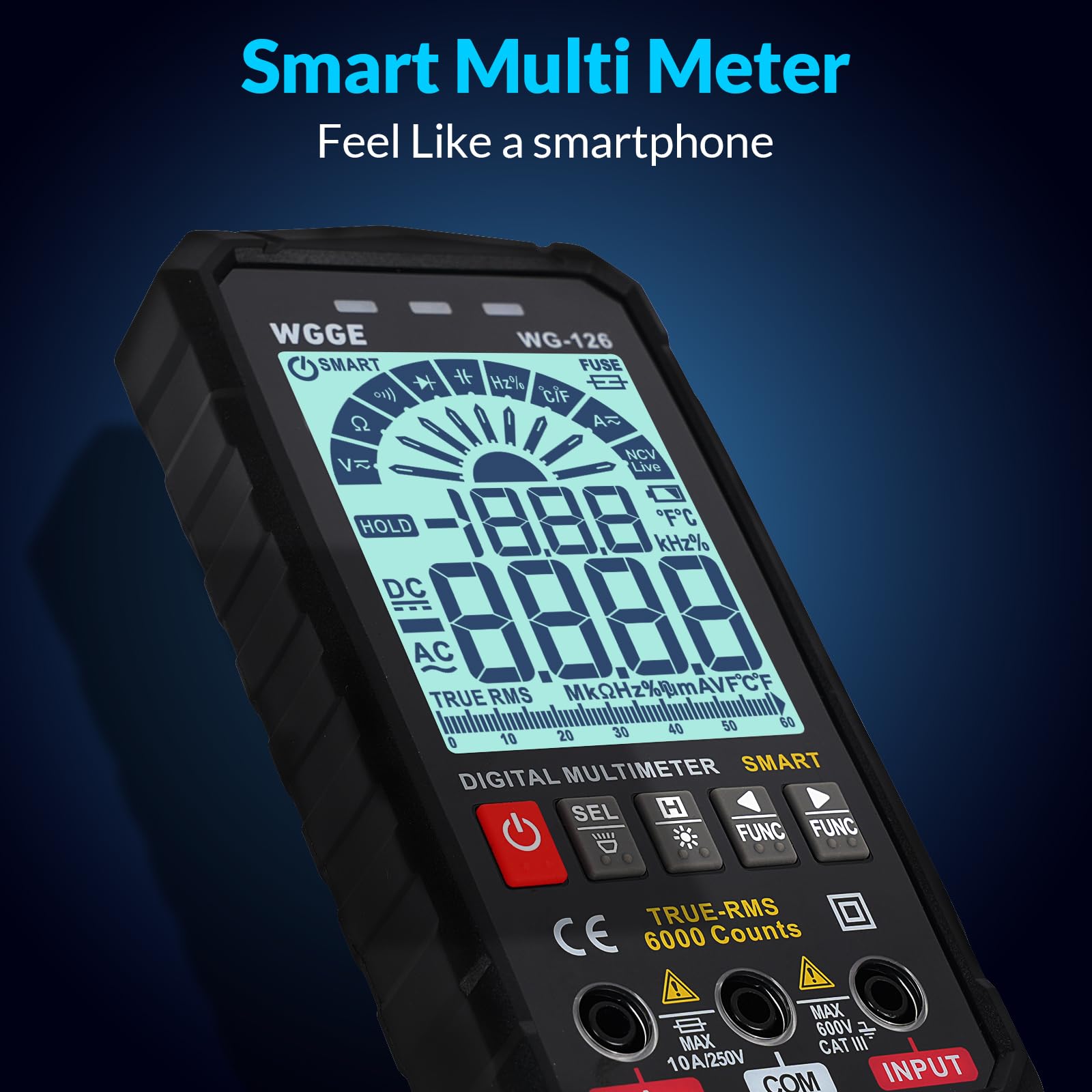 Snapklik.com : Digital Multimeter Voltmeter Smart Electrical Tester ...