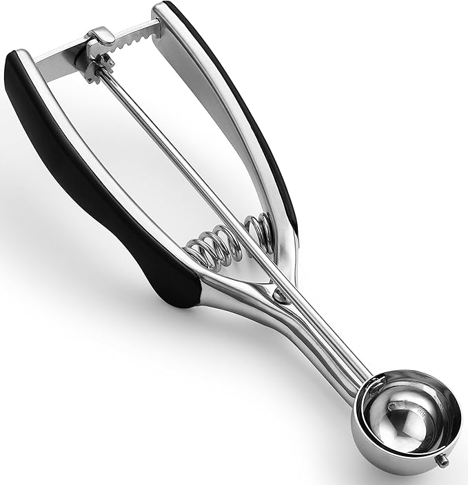 Amazon.com: Spring Chef Extra Small Cookie Scoop, Stainless Steel Melon ...