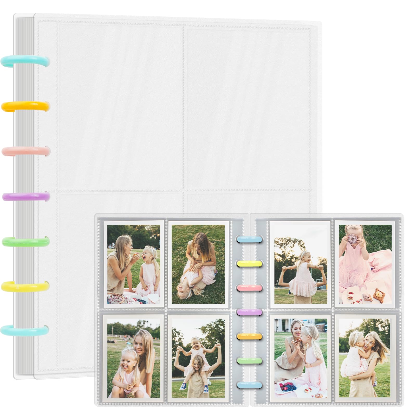 Amazon.com: Hiwhy Mini Polaroid Photo Album 2x3 Inch 240 Pockets Photo ...