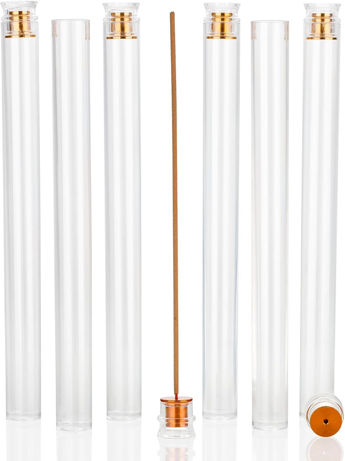 Amazon.com: ZenBless 6 Pack Incense Storage Tube for Sticks, Clear ...